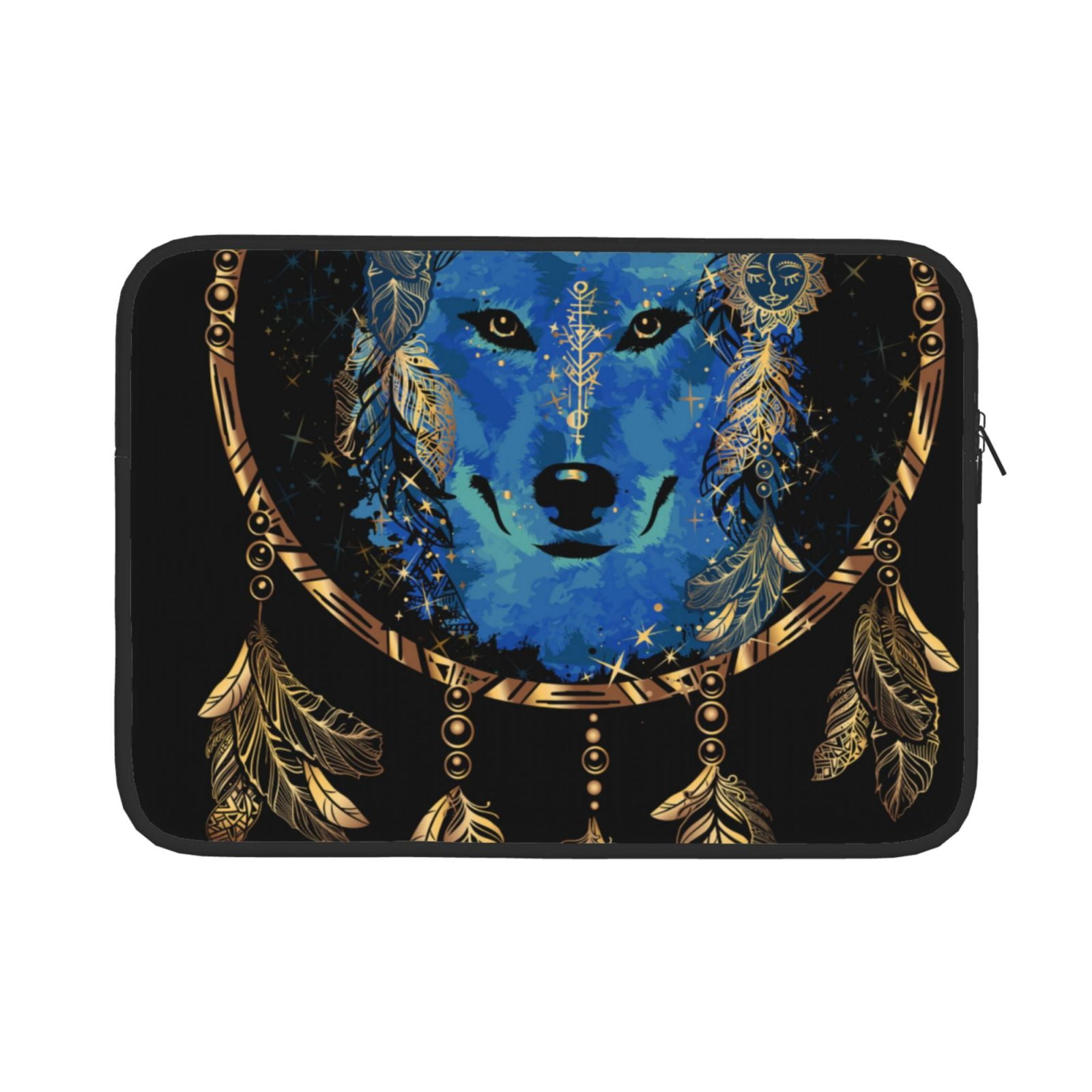 Bingfone Wolf Head And Dreamcatcher Laptop Sleeve Case 15 inch , 360 ...
