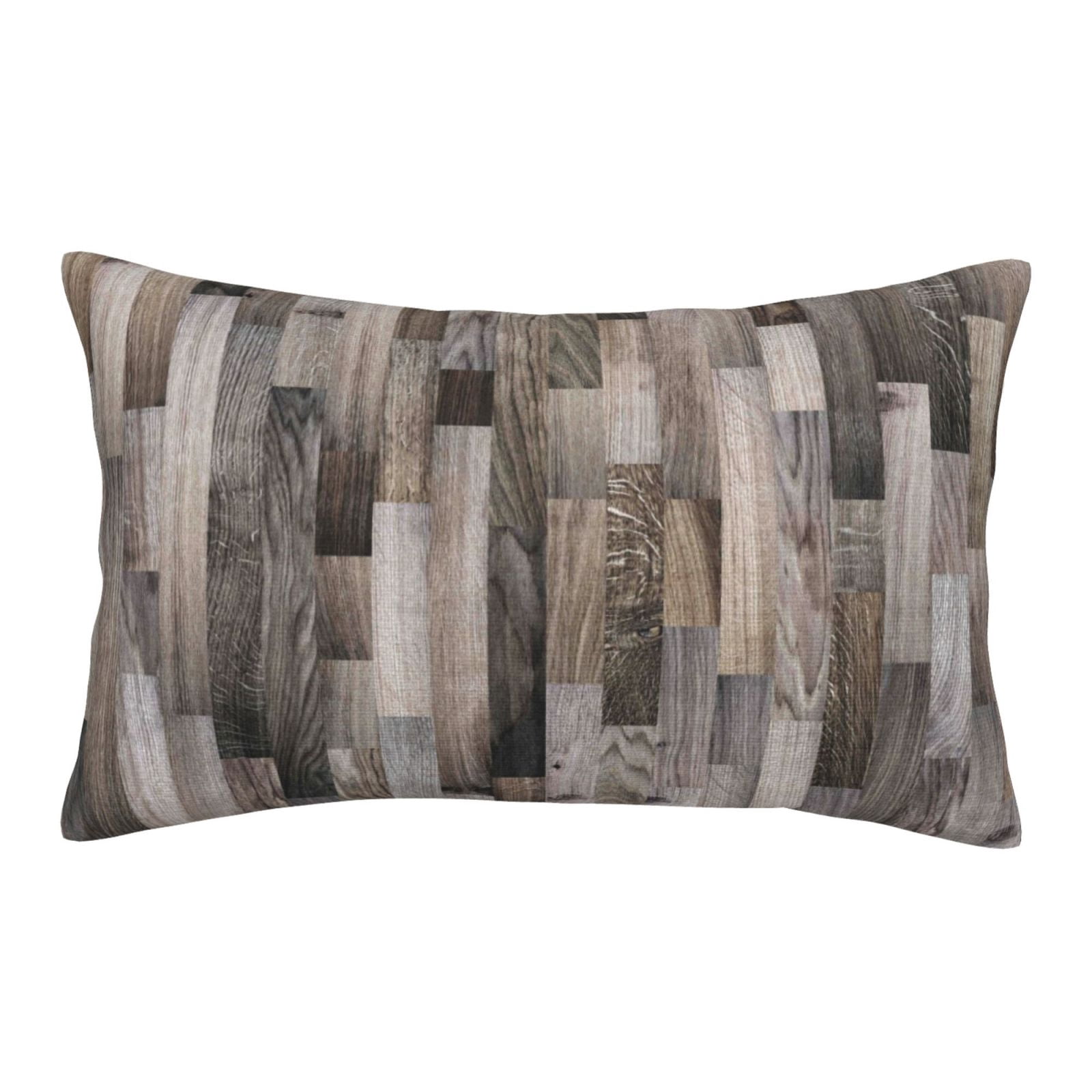 Bingfone Wooden Texture Standard Size Pillowcase, Long Staple Pure ...
