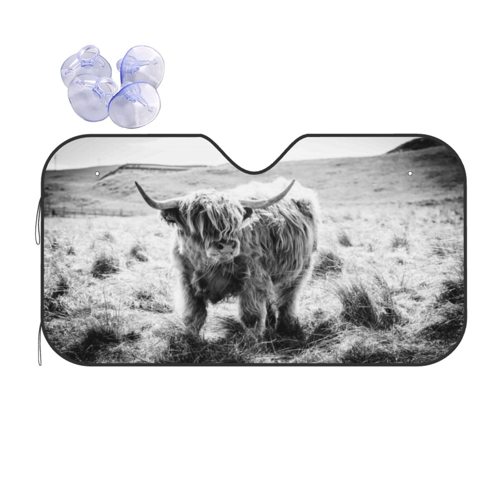 Bingfone Yak Car Windshield Sun Shade Protector Keep Your Vehicle Cool ...