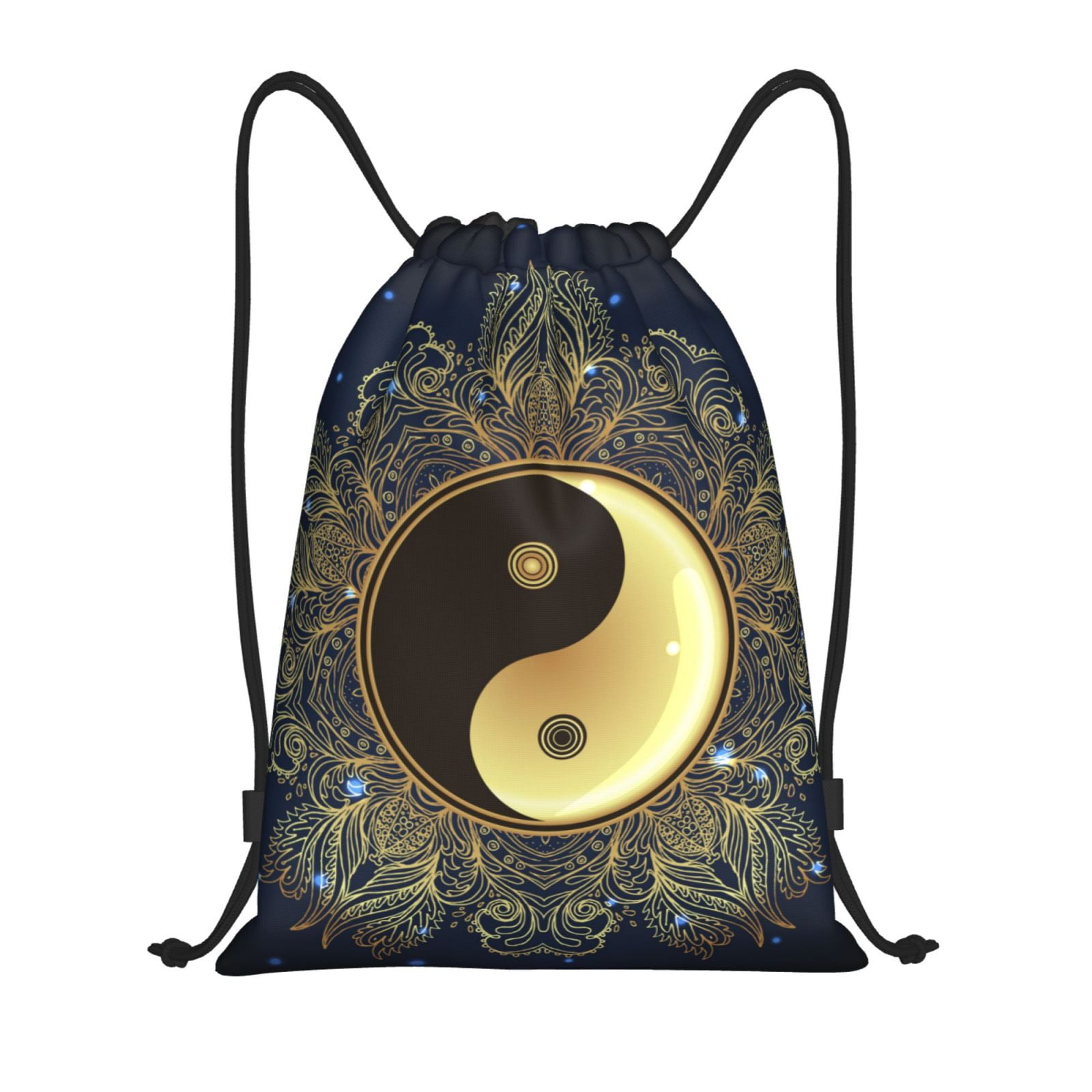 Bingfone Yin And Yang Mandala Drawstrings Backpacks Bags for Men Women ...