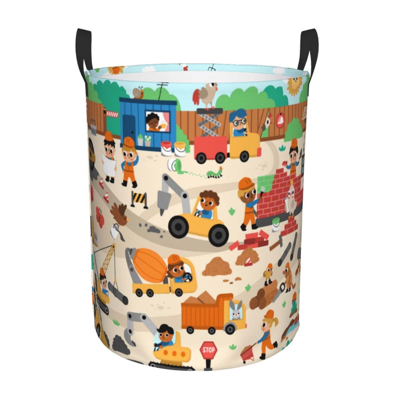 Bingfone construction road work landscape Waterproof Foldable Laundry ...