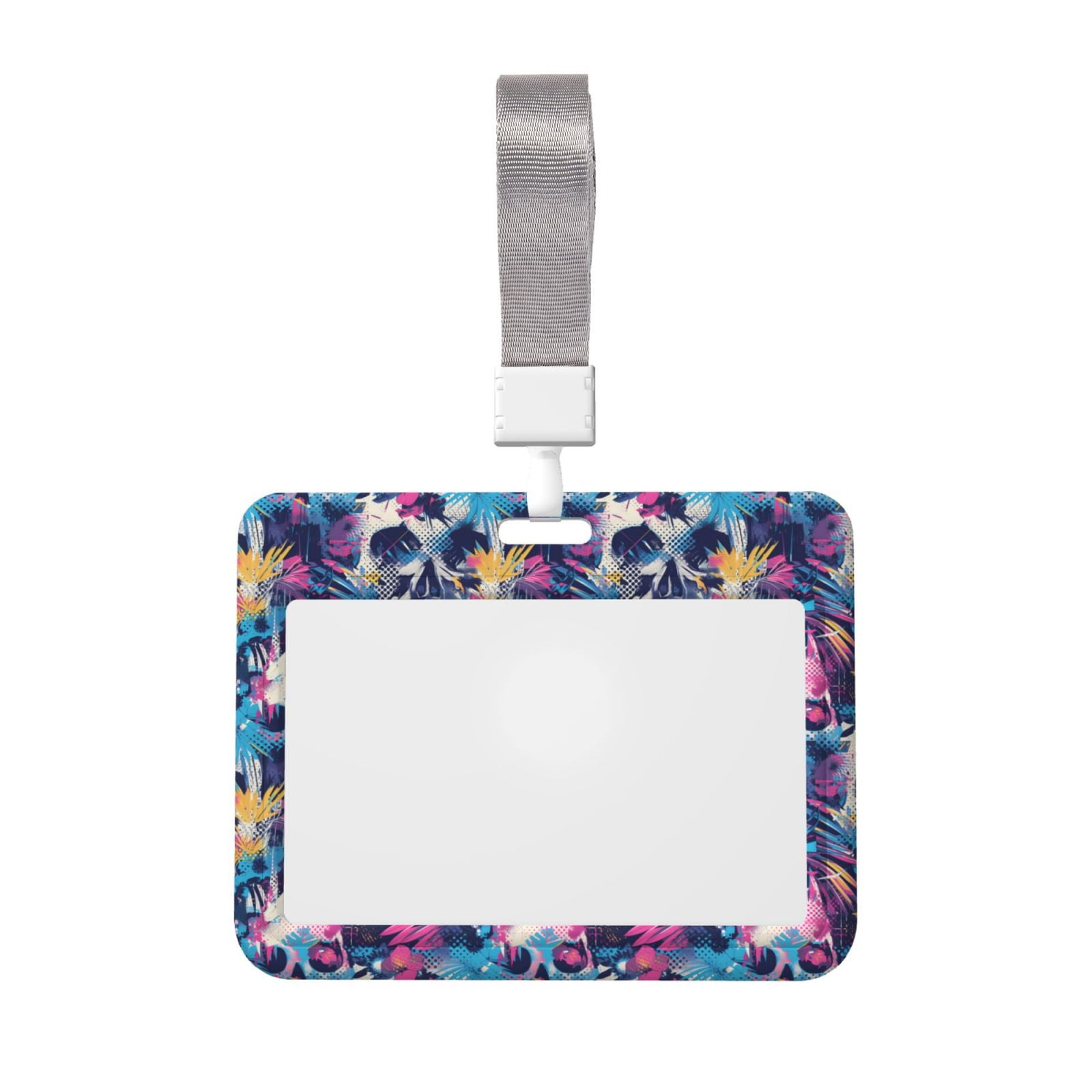 Bingfone cool Skull colorful Card Badge Holder,for Girls Girly Women 4 ...