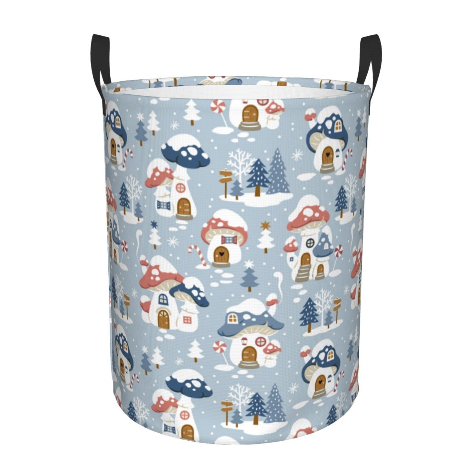 Bingfone cute Mushroom Village Waterproof Foldable Laundry Hamper ...