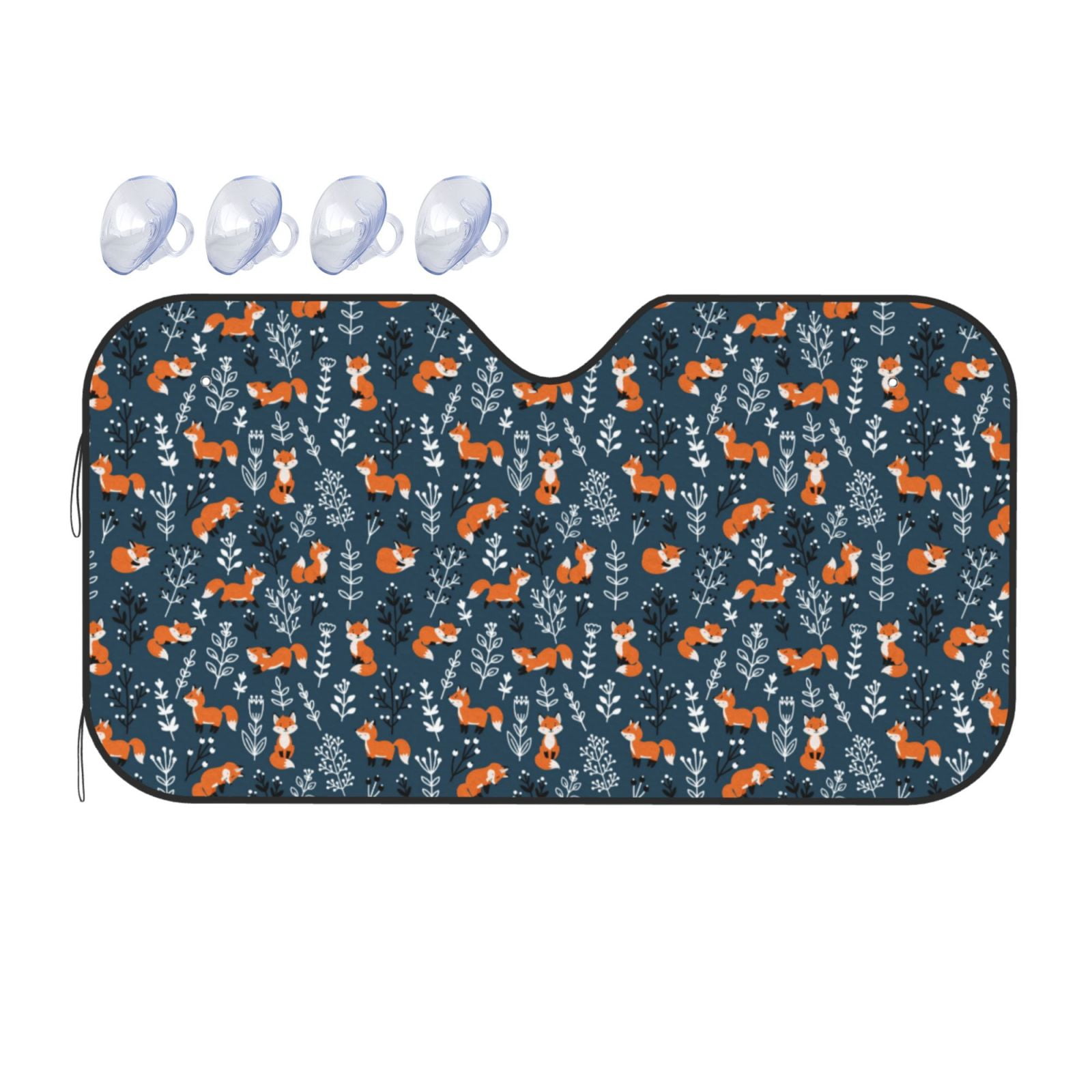 Bingfone cute fall fox Car Windshield Sunshade,Sun Foldable Sun Shield ...