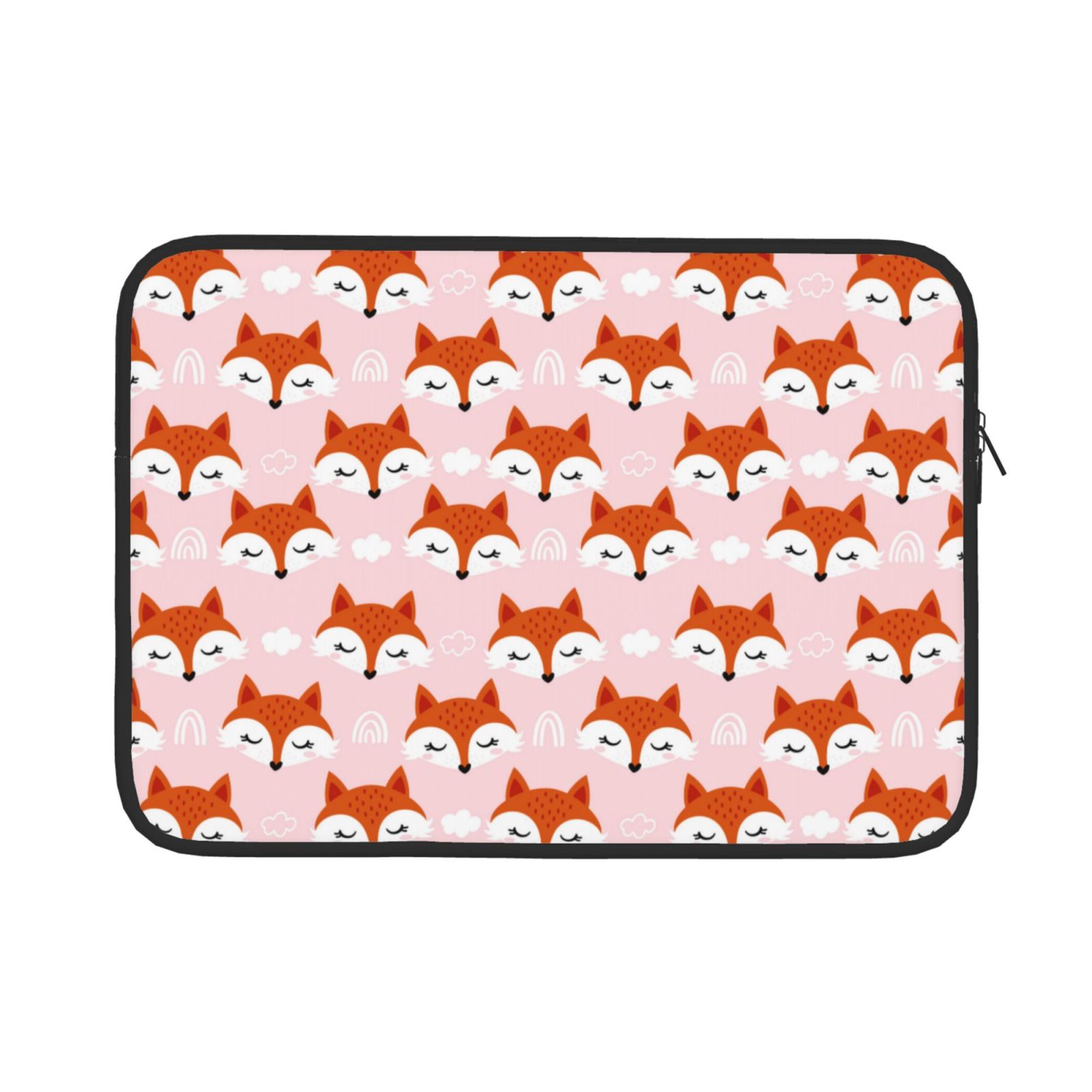 Bingfone cute fox pink Laptop Sleeve Case 13 inch , 360° Protective ...