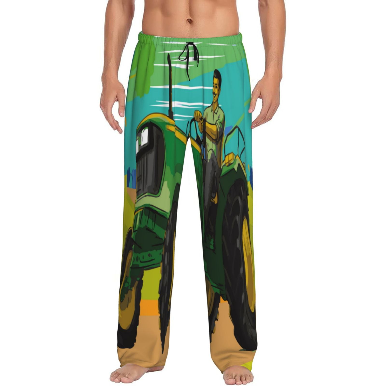 Bingfone farmer working with tractor at field Mens All Over Print Sleep ...