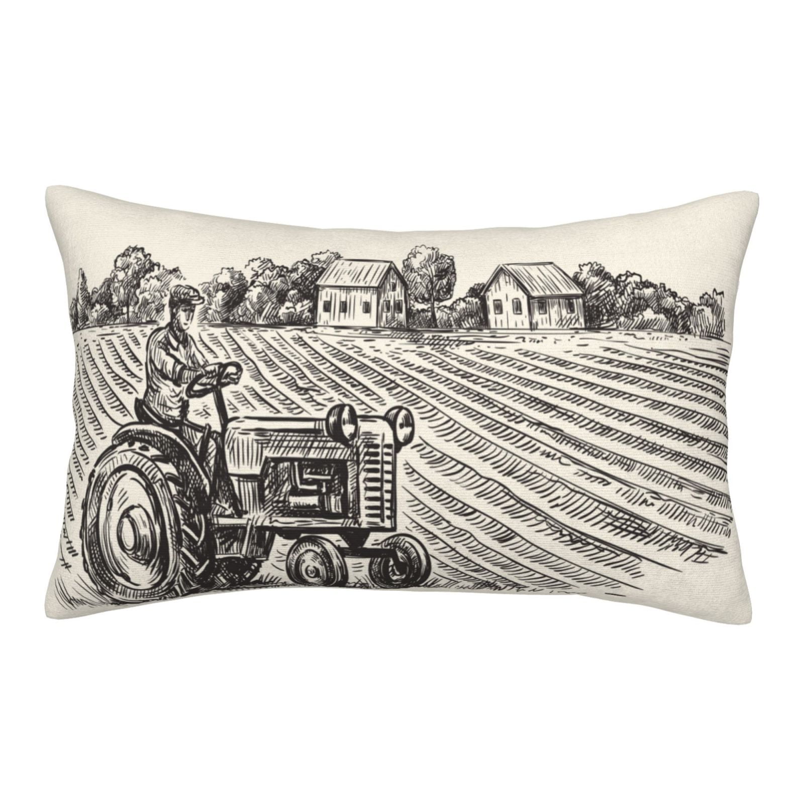 Bingfone retro tractor Standard Size Pillowcase, Long Staple Pure ...