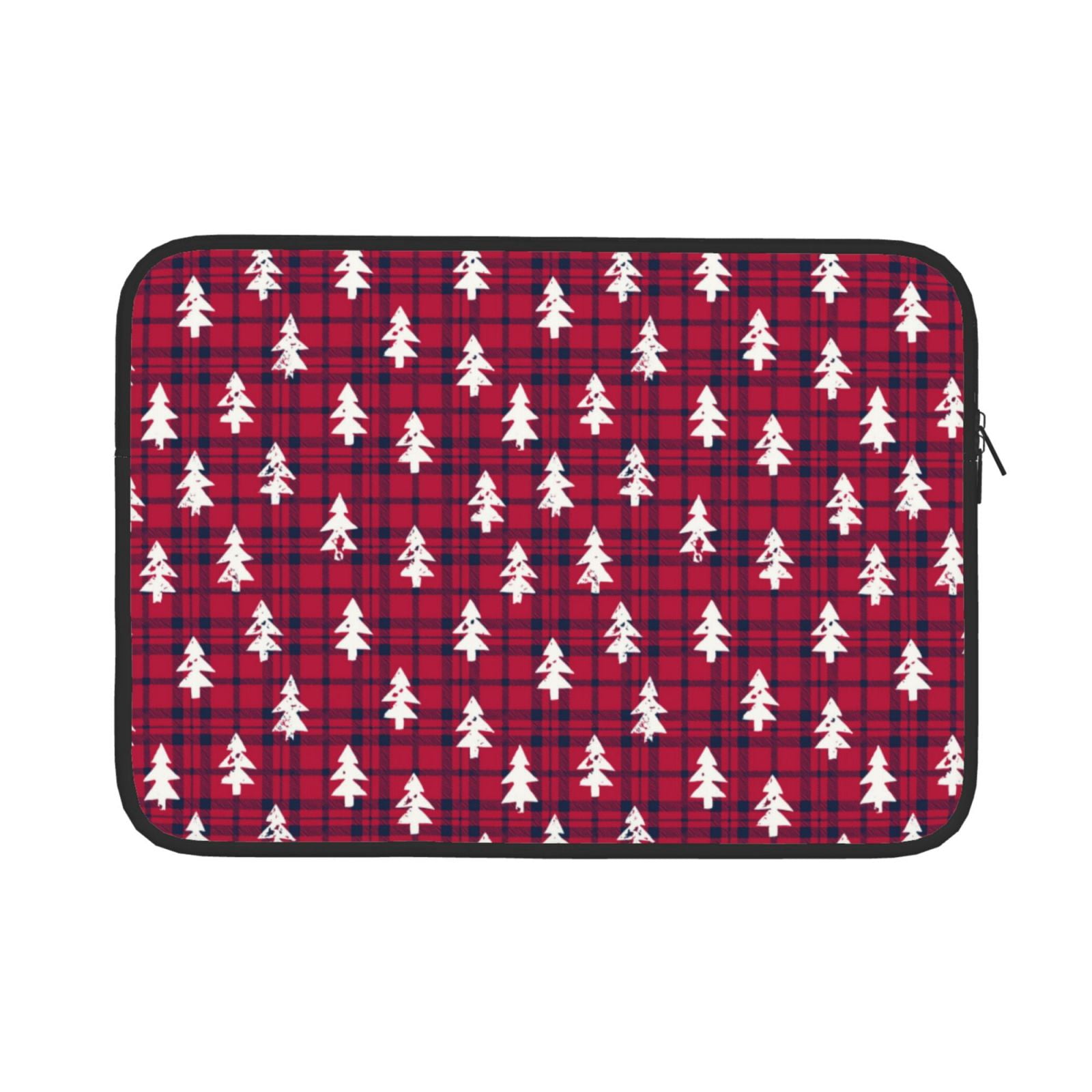 Bingfone white Tree red plaid Laptop Sleeve Case 13 inch , 360 ...