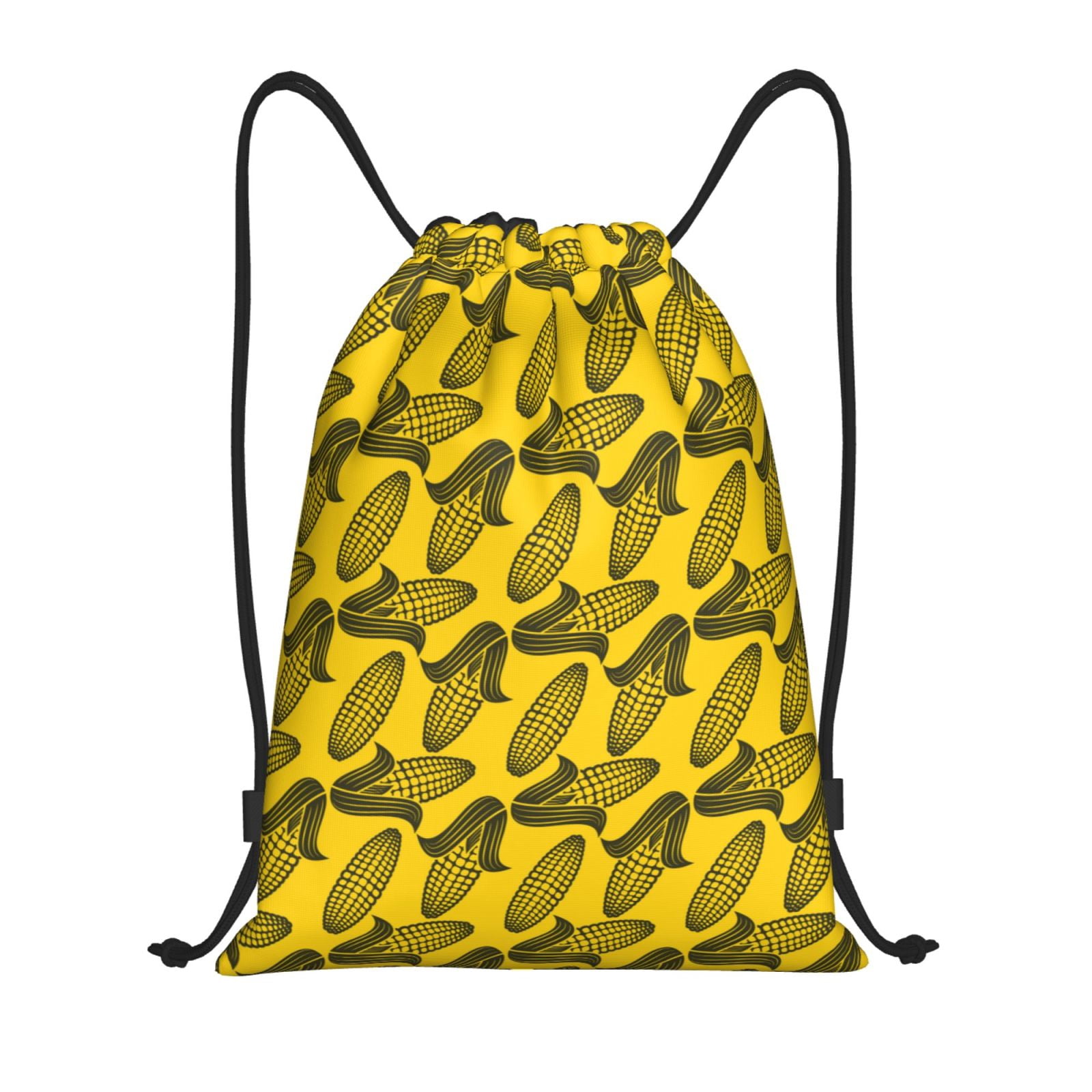 Bingfone yellow Corn Drawstrings Backpacks Bags for Men Women Gym ...