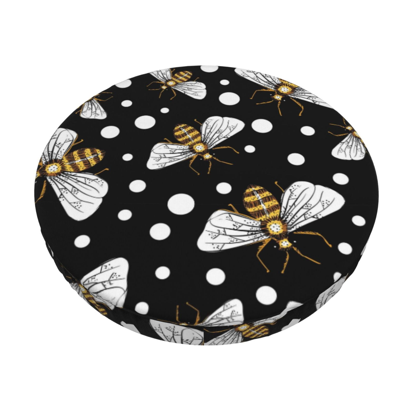 Bingfone12 Inch Padded Round Bar Stool Cover Cushion With Elastic ...