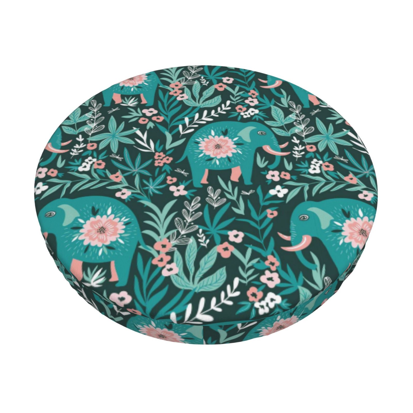 Bingfone12 Inch Padded Round Bar Stool Cover Cushion With Elastic ...