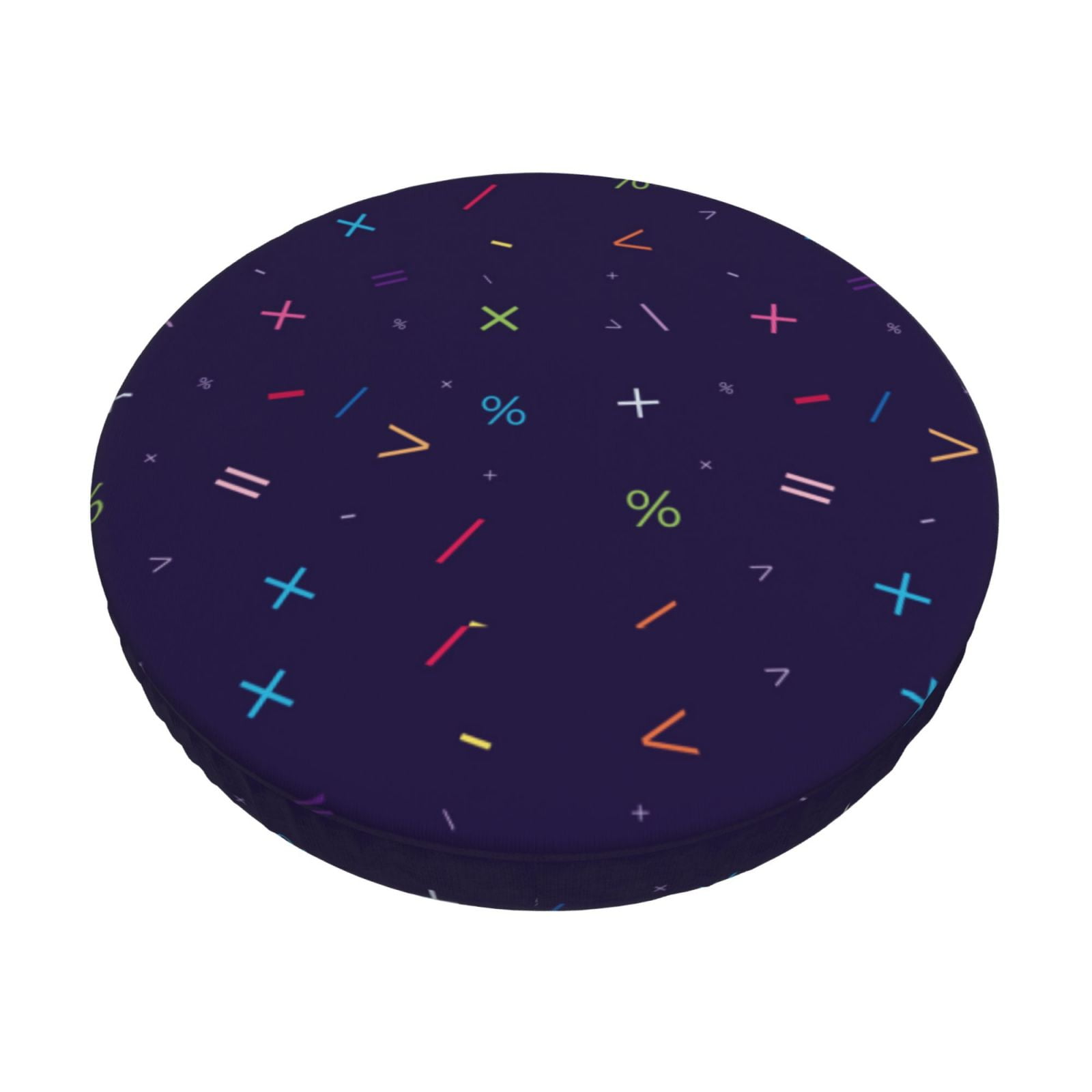 Bingfone12 Inch Padded Round Bar Stool Cover Cushion With Elastic ...