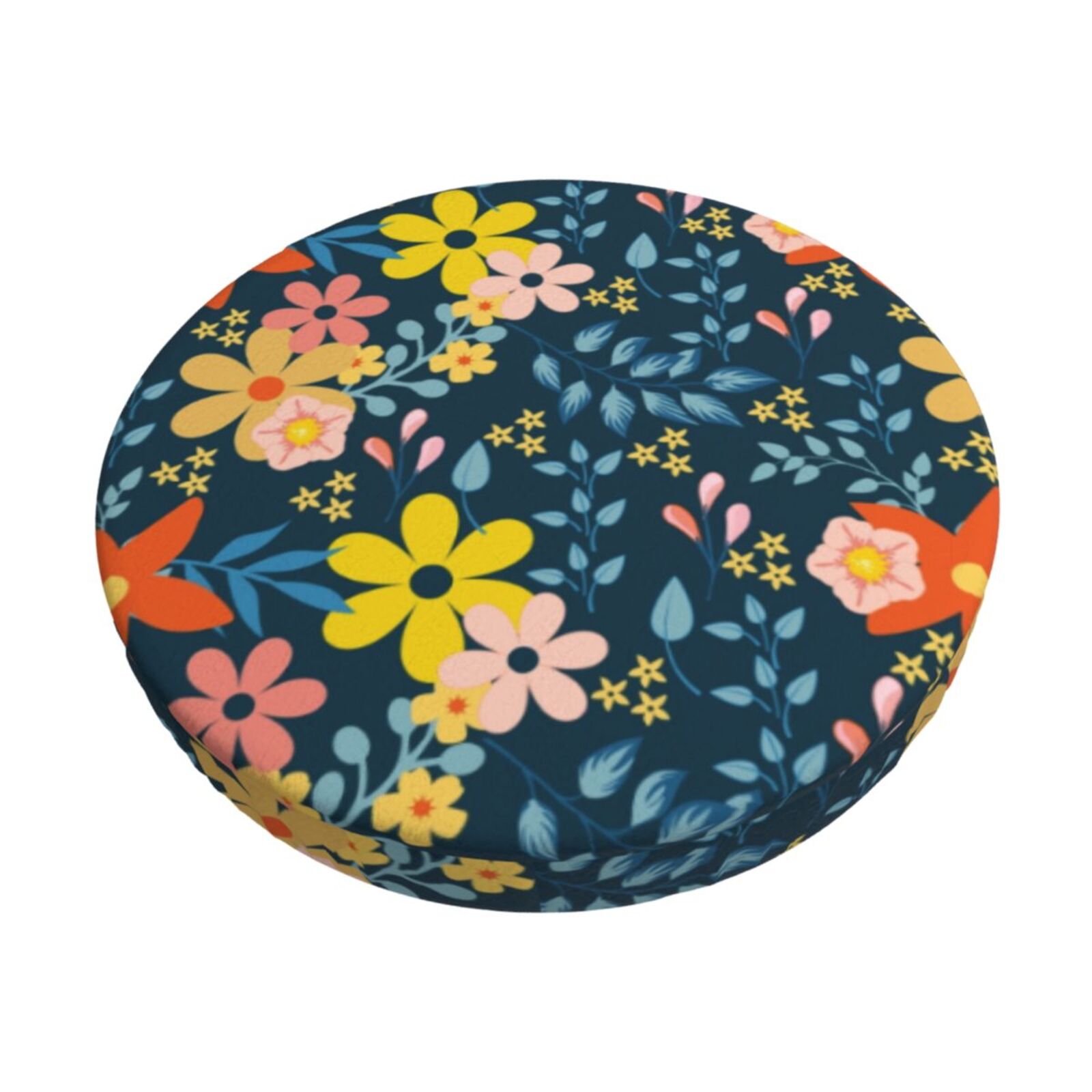 Bingfone12 inch Padded Round Bar Stool Cover Cushion with Elastic ...