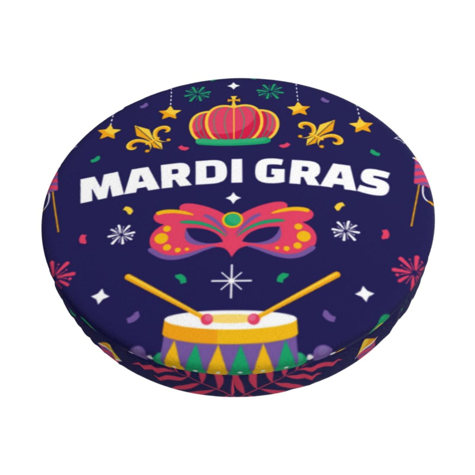 Bingfone12 inch Padded Round Bar Stool Cover Cushion with Elastic ...