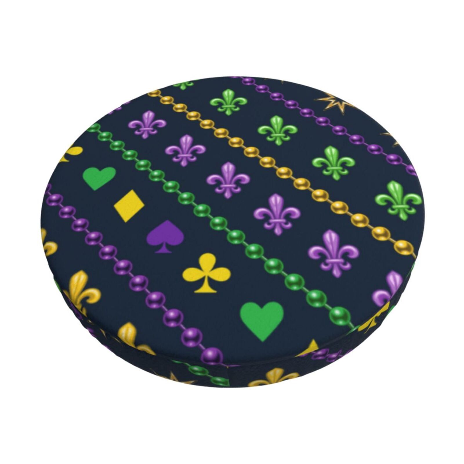 Bingfone12 inch Padded Round Bar Stool Cover Cushion with Elastic ...