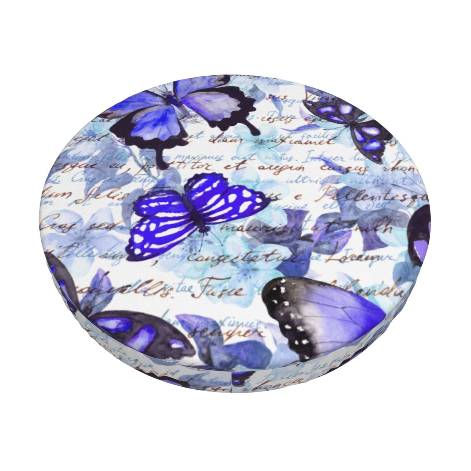 Bingfone13 Inch Padded Round Bar Stool Cover Cushion With Elastic ...