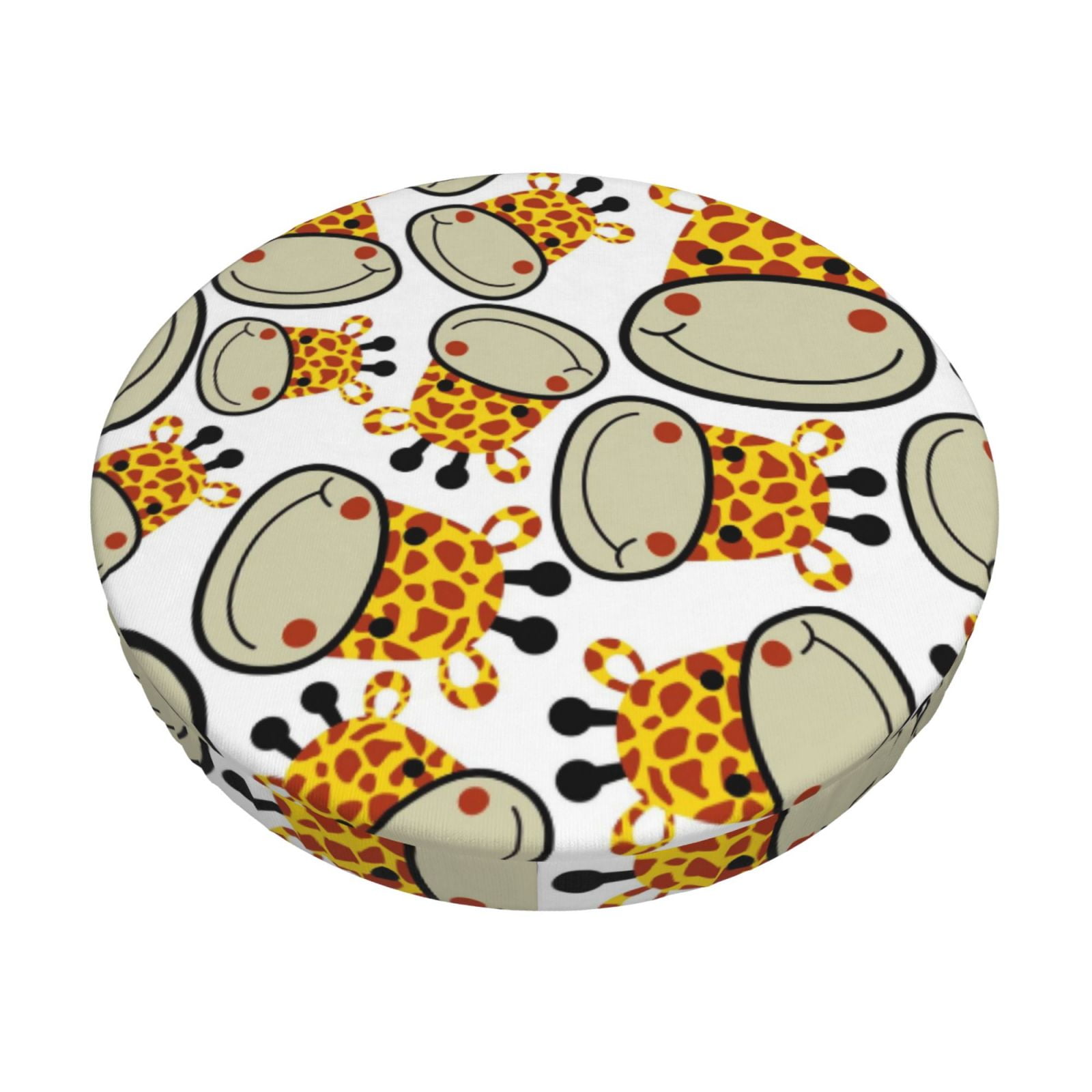 Bingfone13 Inch Padded Round Bar Stool Cover Cushion With Elastic ...