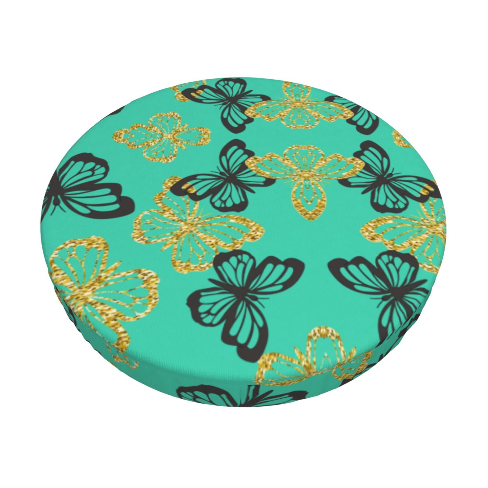 Bingfone13 Inch Padded Round Bar Stool Cover Cushion With Elastic ...