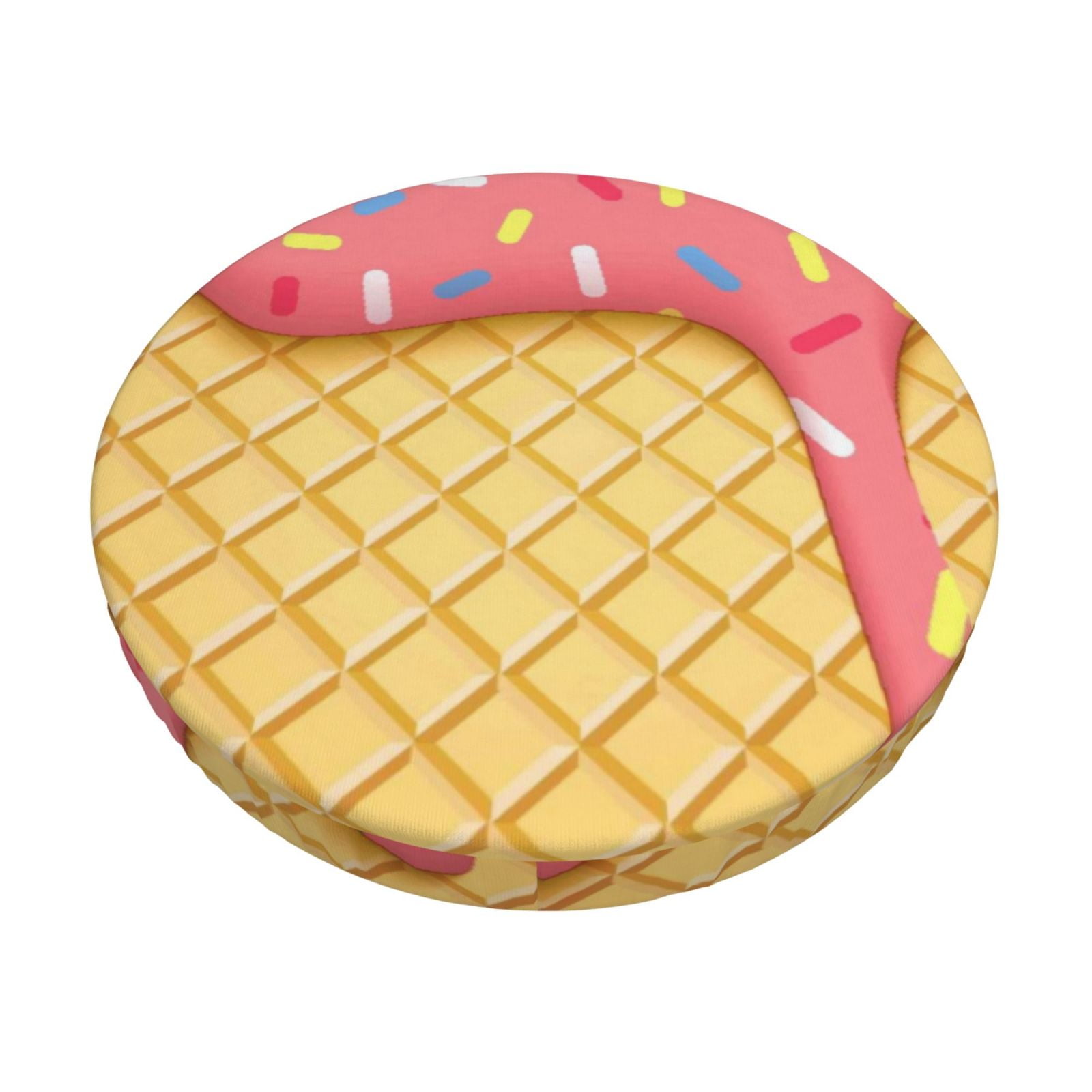 Bingfone13 Inch Padded Round Bar Stool Cover Cushion With Elastic ...