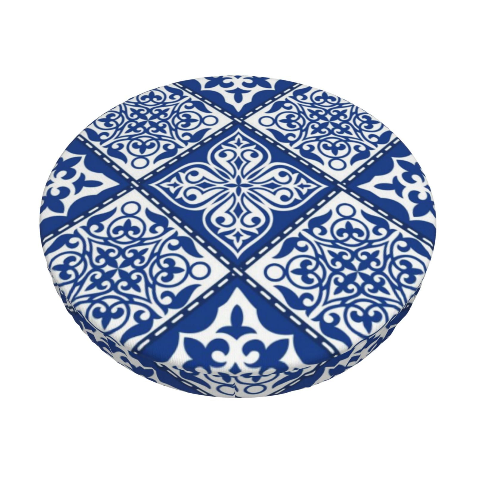 Bingfone13 Inch Padded Round Bar Stool Cover Cushion With Elastic ...