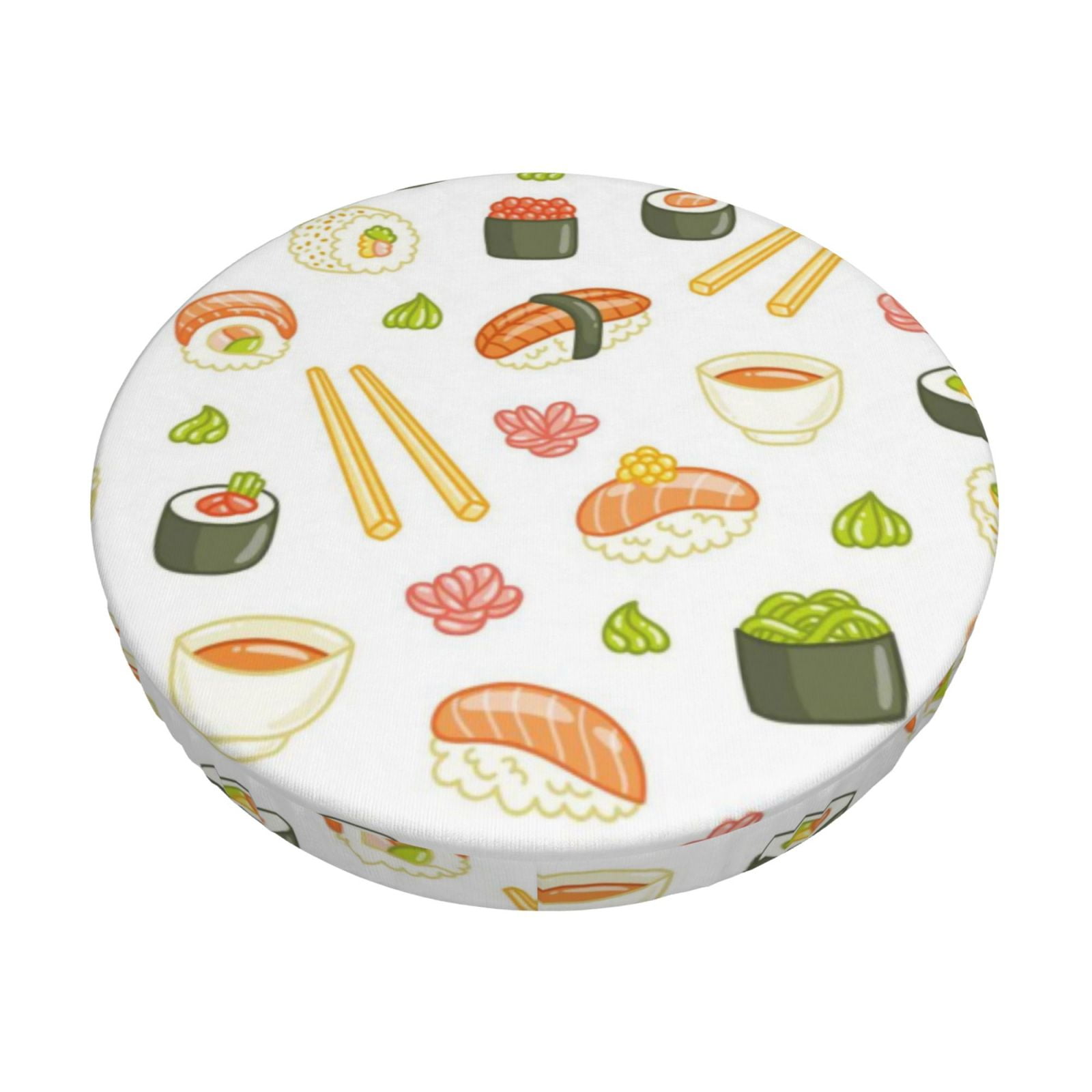 Bingfone13 Inch Padded Round Bar Stool Cover Cushion With Elastic ...