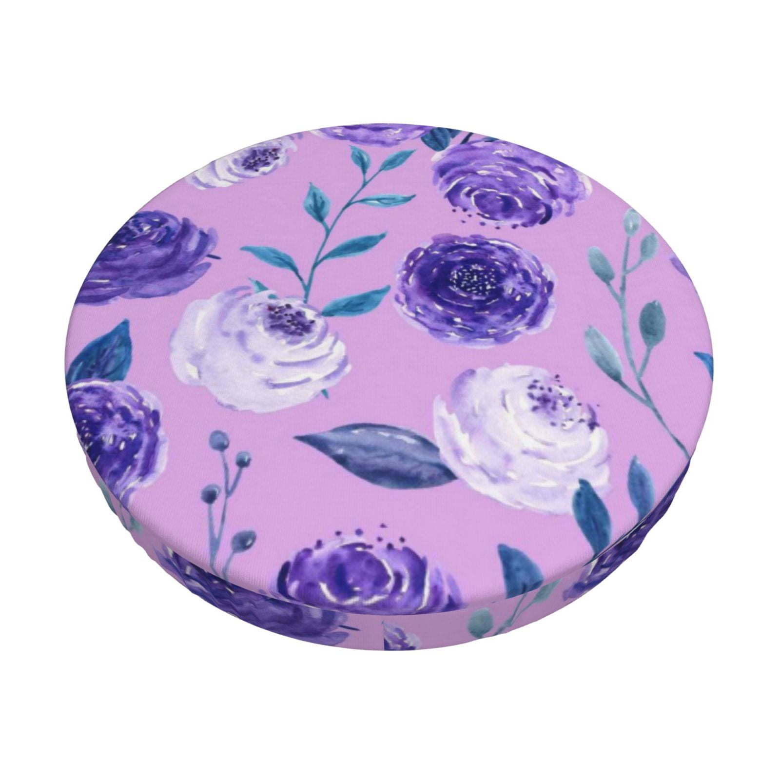 Bingfone13 Inch Padded Round Bar Stool Cover Cushion With Elastic ...