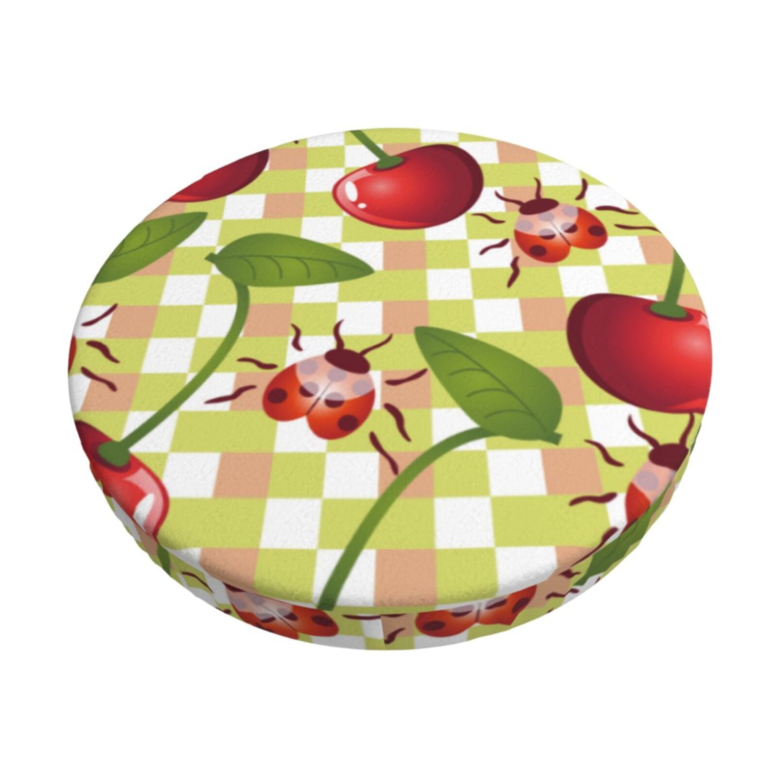 Bingfone13 inch Padded Round Bar Stool Cover Cushion with Elastic ...