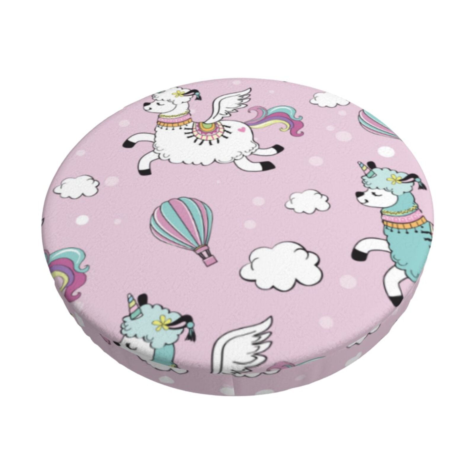 Bingfone13 inch Padded Round Bar Stool Cover Cushion with Elastic ...