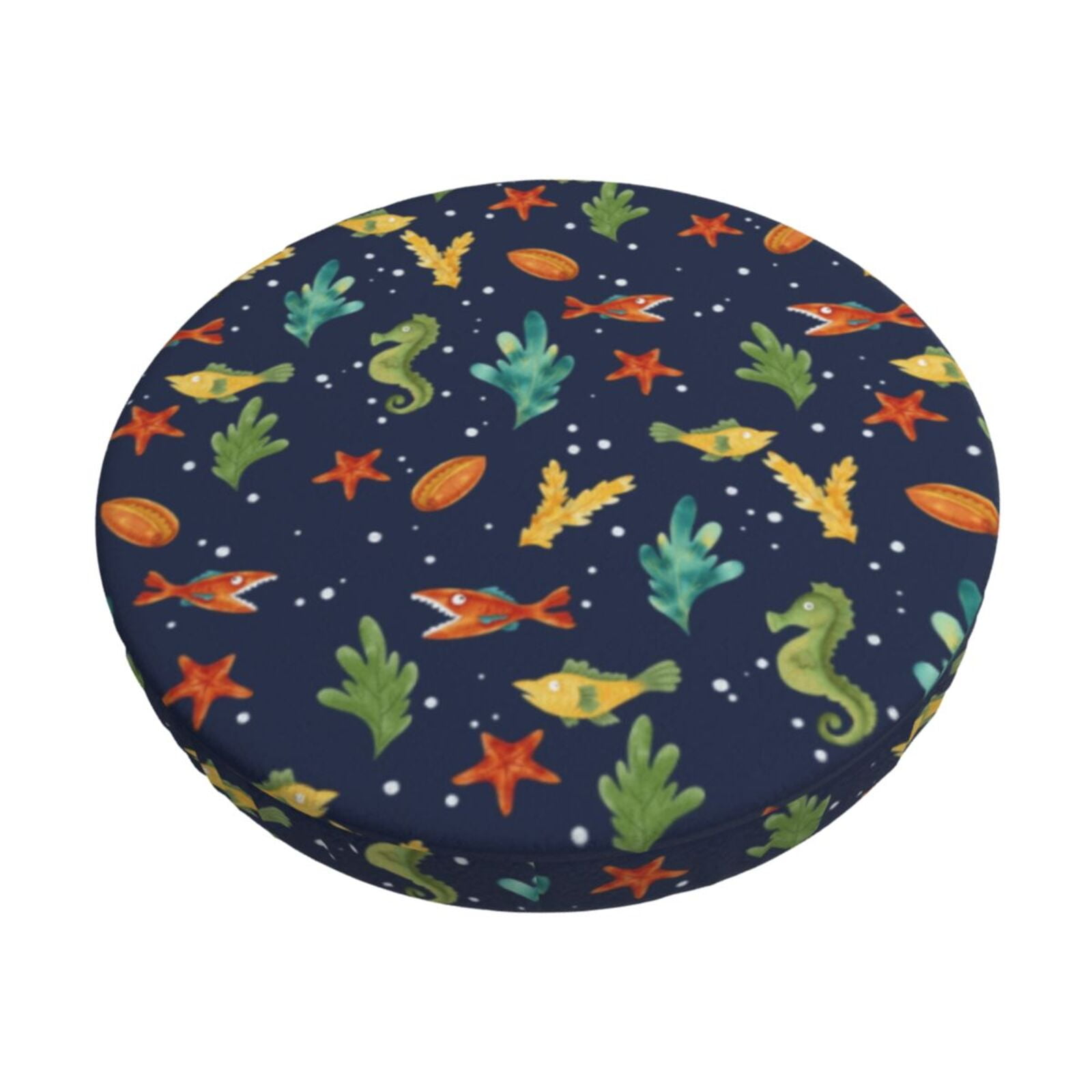 Bingfone13 inch Padded Round Bar Stool Cover Cushion with Elastic ...