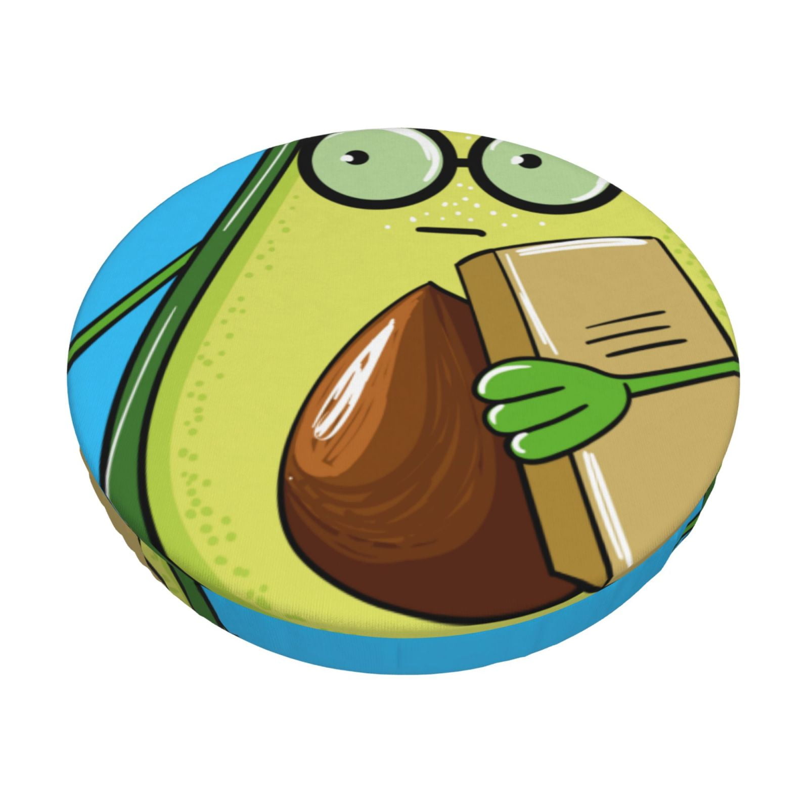 Bingfone14 Inch Padded Round Bar Stool Cover Cushion With Elastic Fabric Round Chair Seat ...