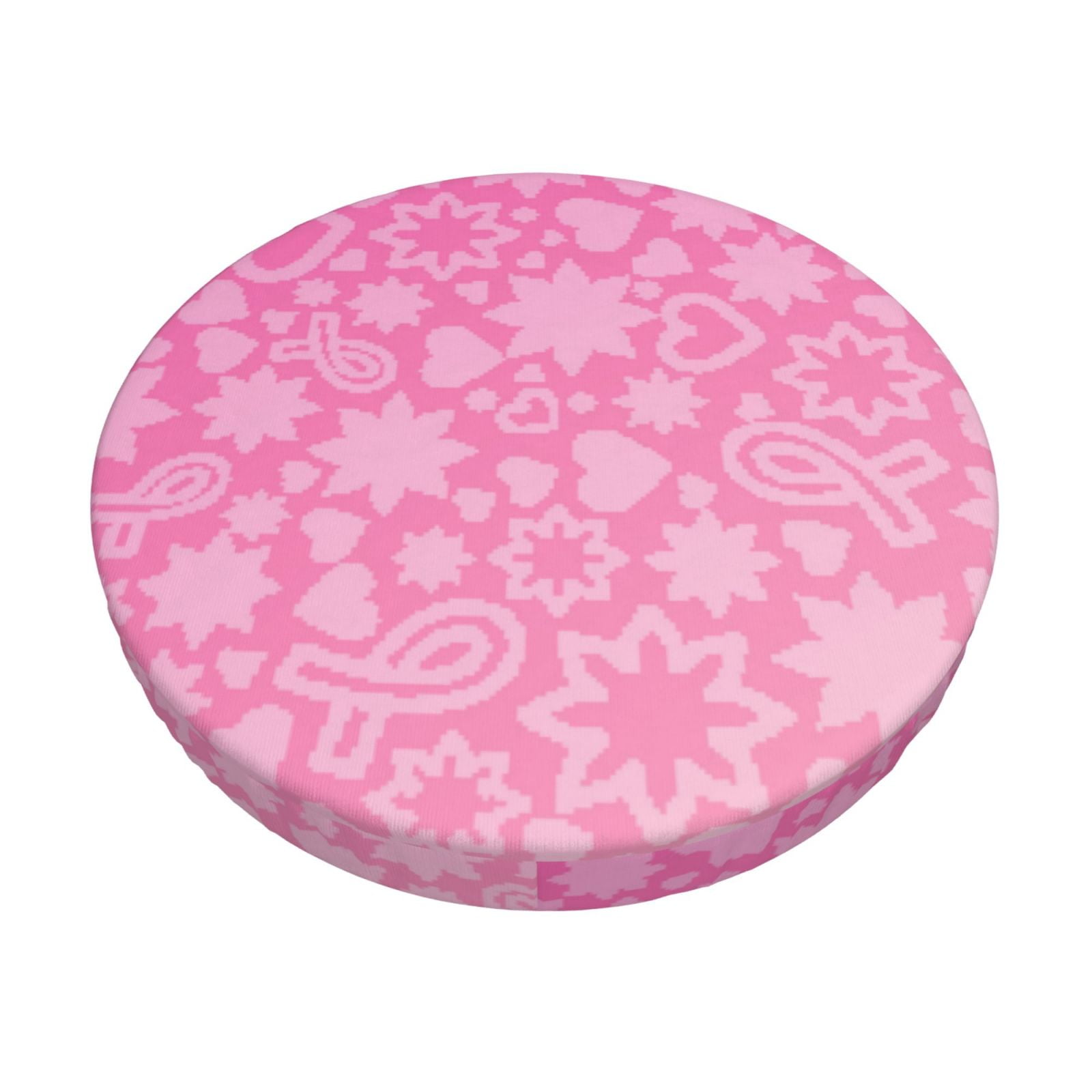 Bingfone14 Inch Padded Round Bar Stool Cover Cushion With Elastic ...