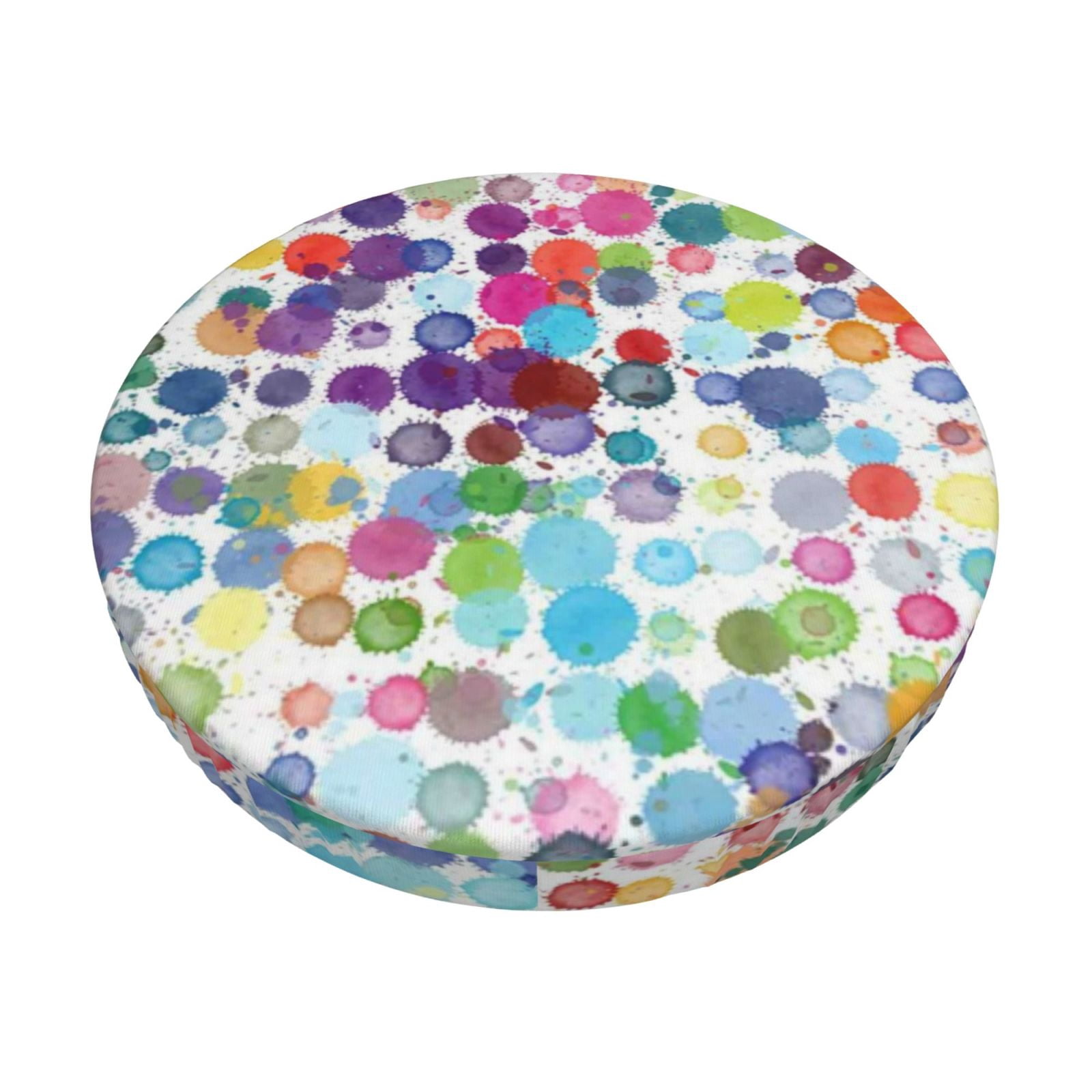 Bingfone14 Inch Padded Round Bar Stool Cover Cushion With Elastic ...