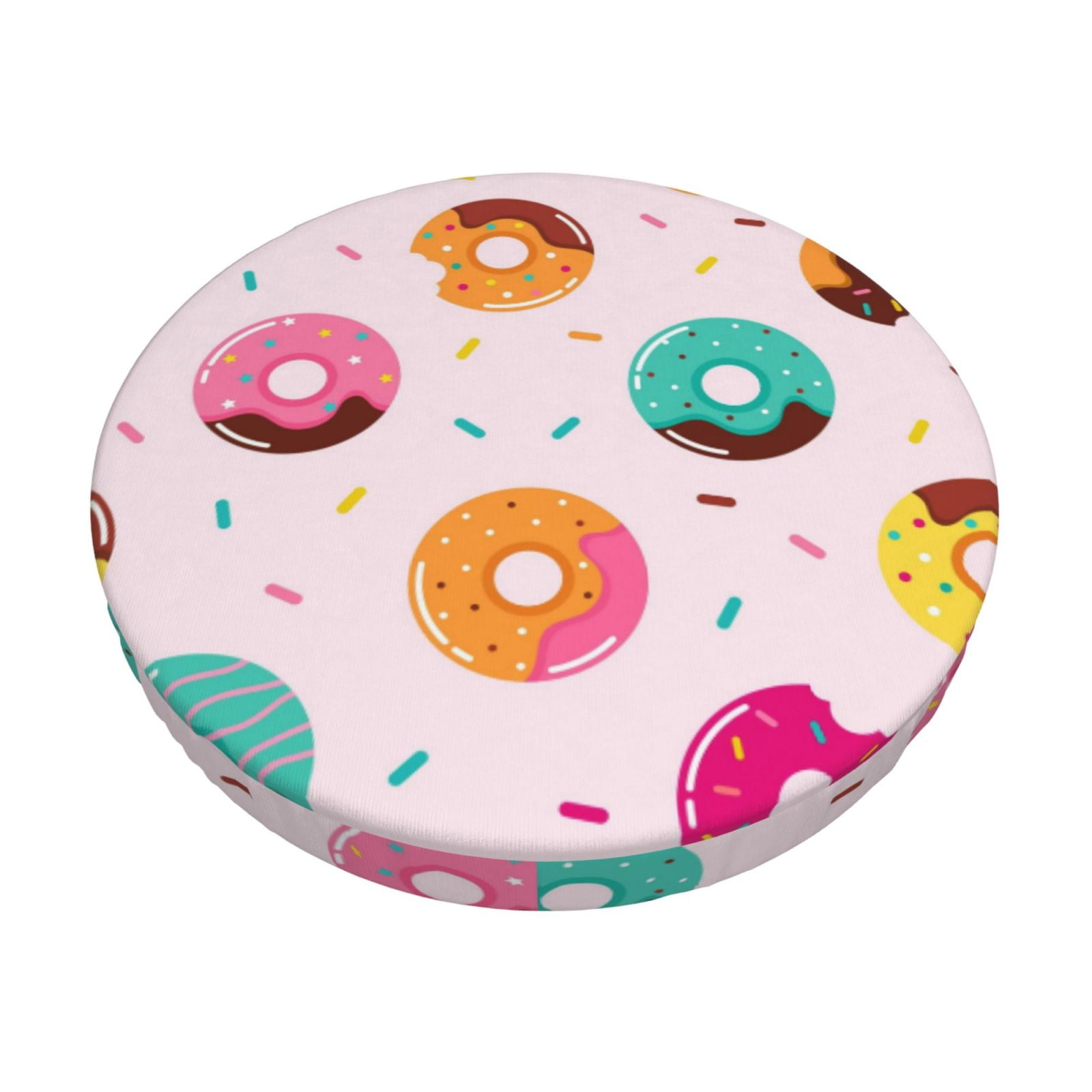 Bingfone14 Inch Padded Round Bar Stool Cover Cushion With Elastic ...