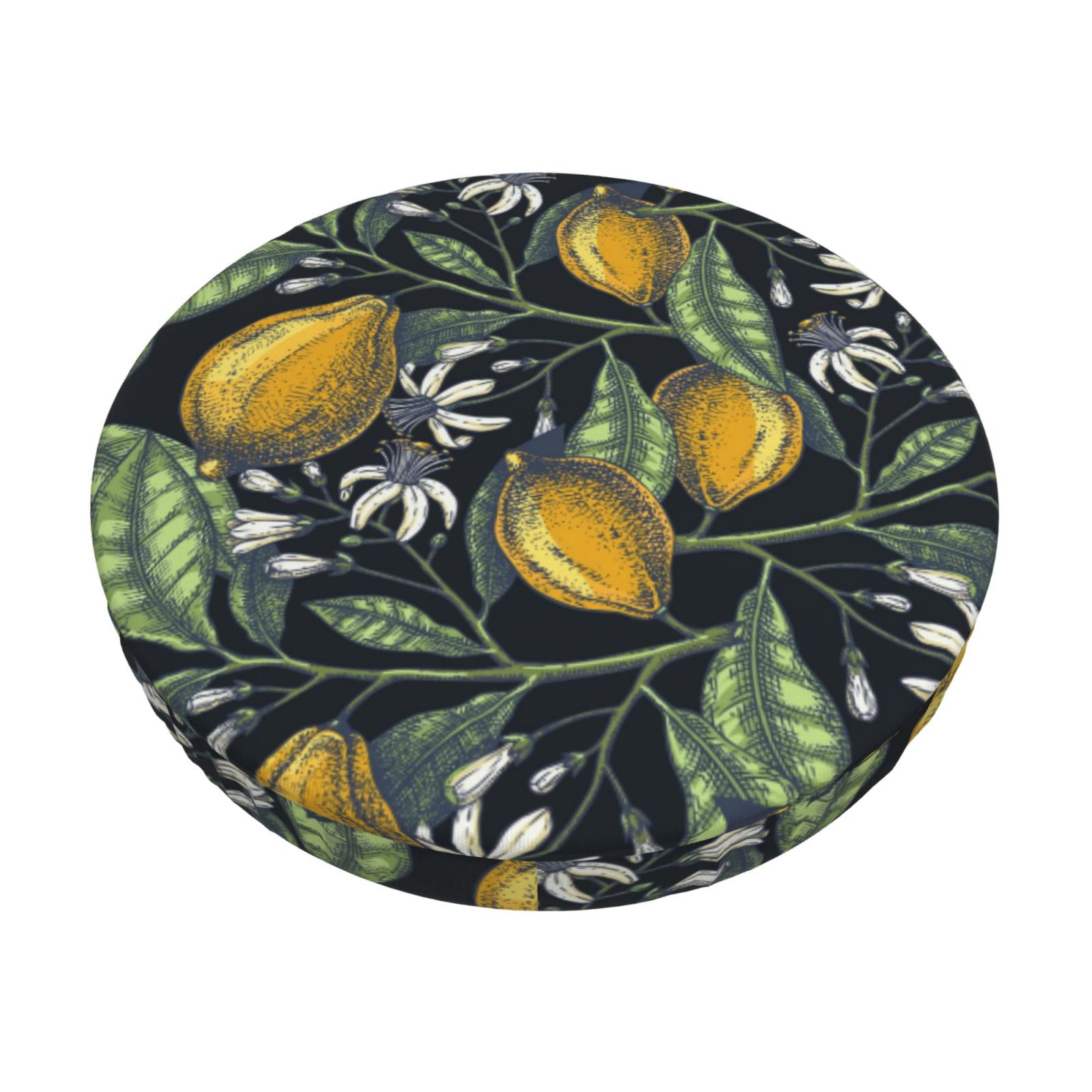 Bingfone14 Inch Padded Round Bar Stool Cover Cushion With Elastic ...