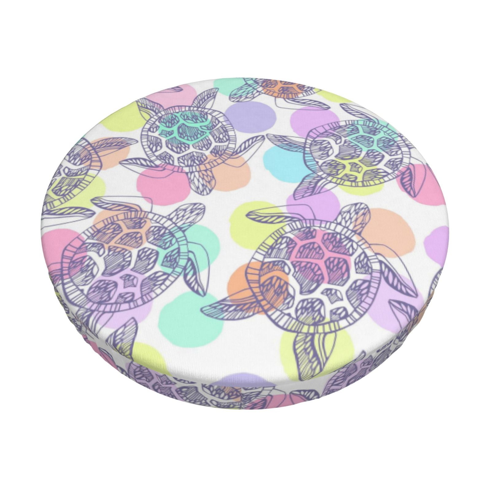 Bingfone14 Inch Padded Round Bar Stool Cover Cushion With Elastic ...