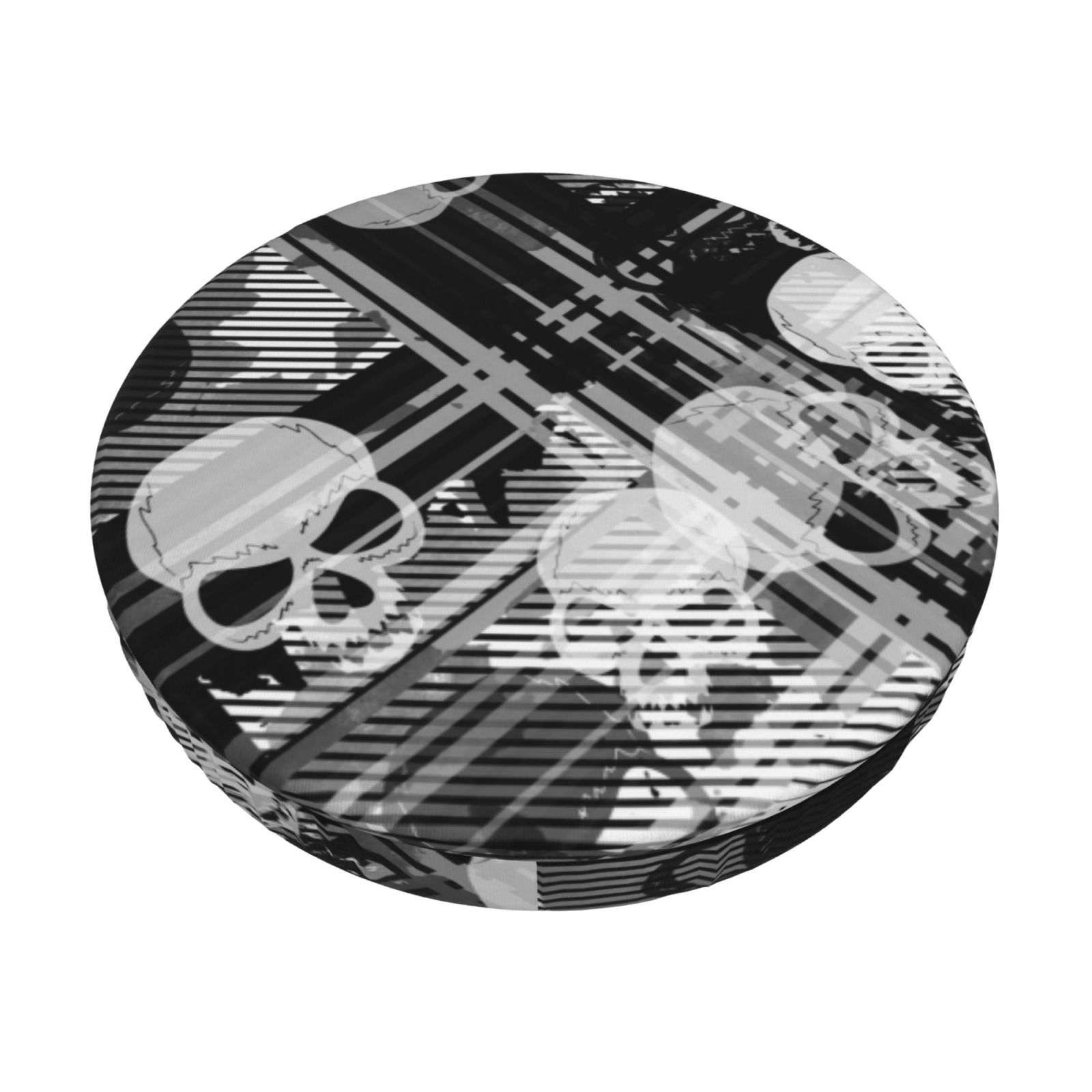 Bingfone14 Inch Padded Round Bar Stool Cover Cushion With Elastic ...