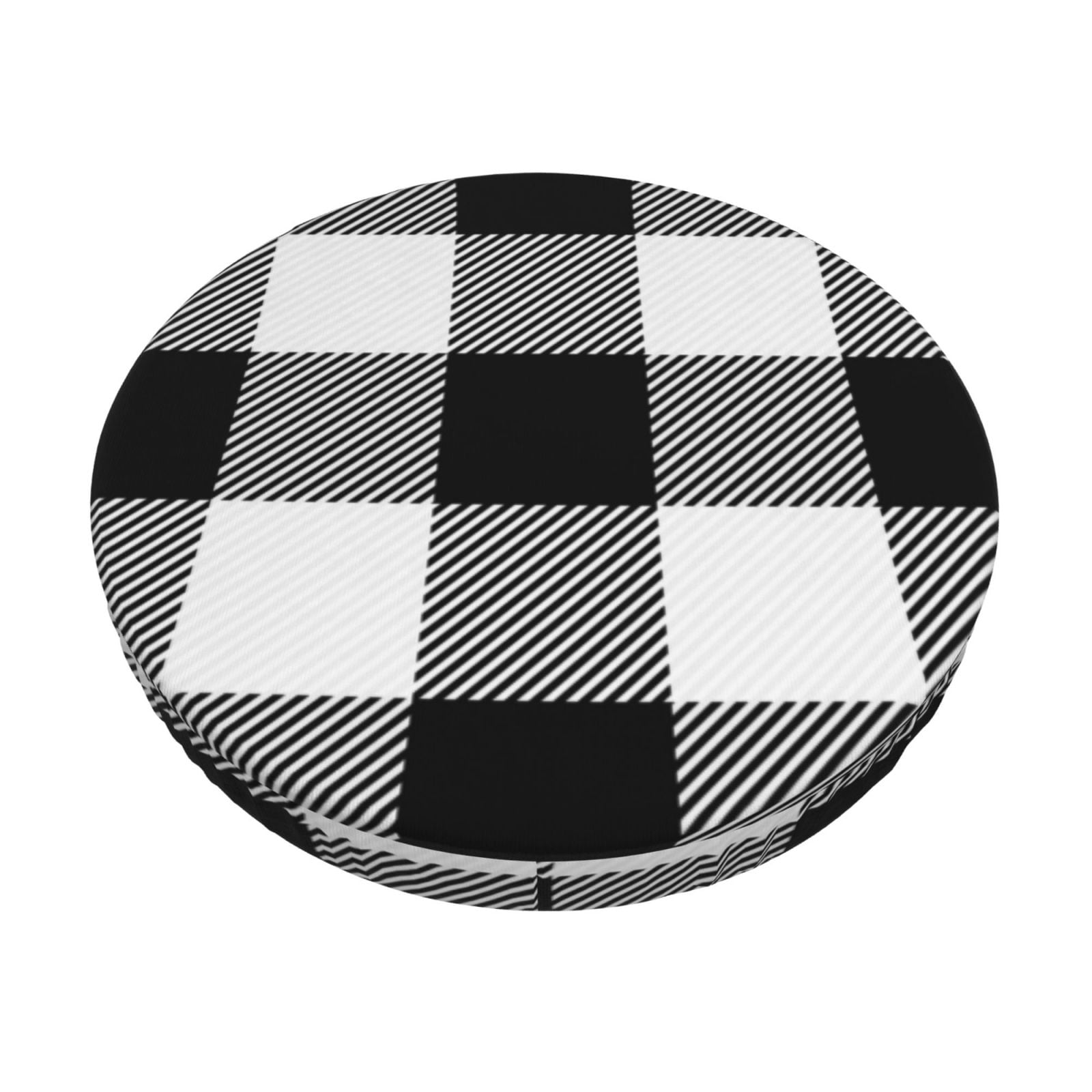 Bingfone14 Inch Padded Round Bar Stool Cover Cushion With Elastic ...