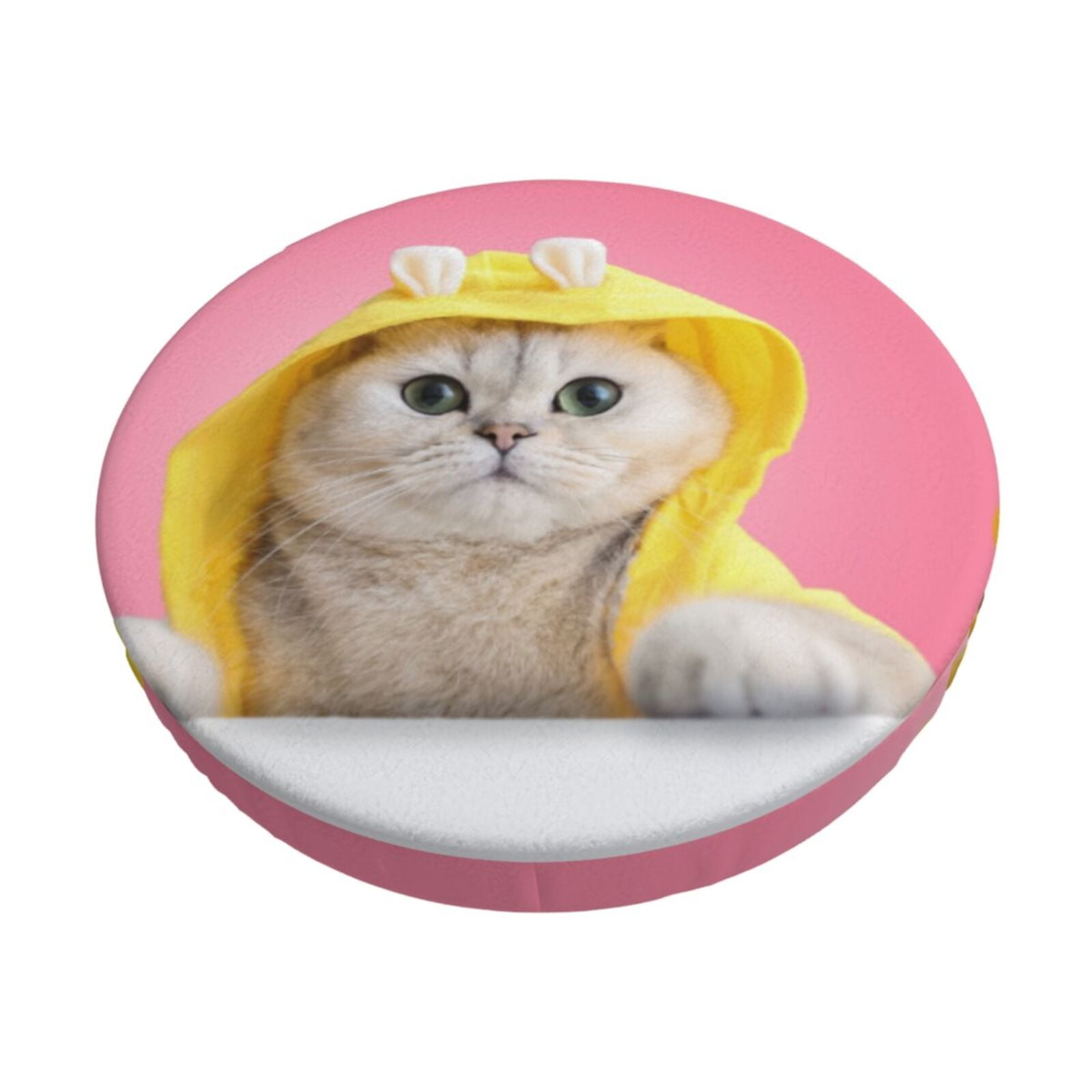 Bingfone14 inch Padded Round Bar Stool Cover Cushion with Elastic ...