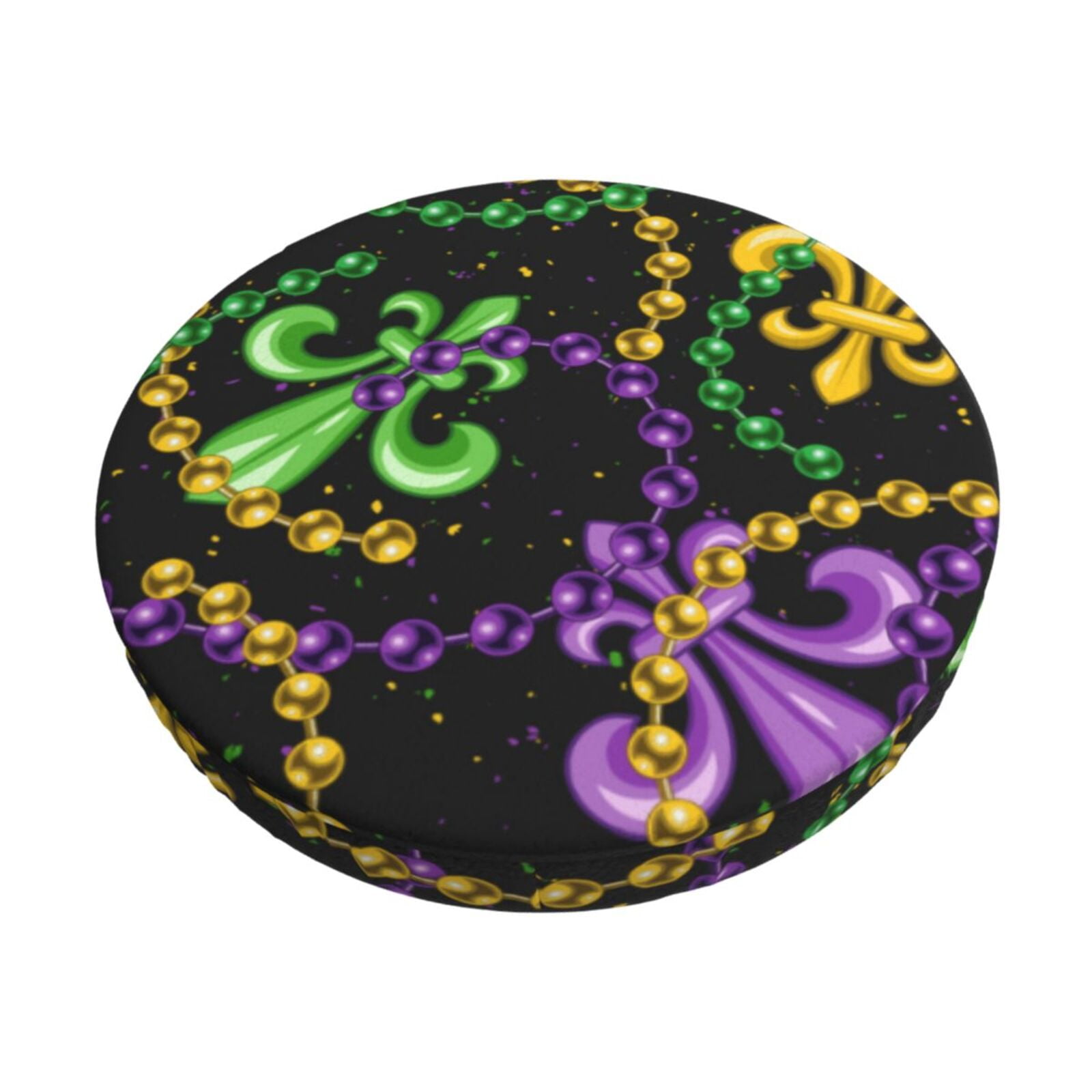 Bingfone14 inch Padded Round Bar Stool Cover Cushion with Elastic ...