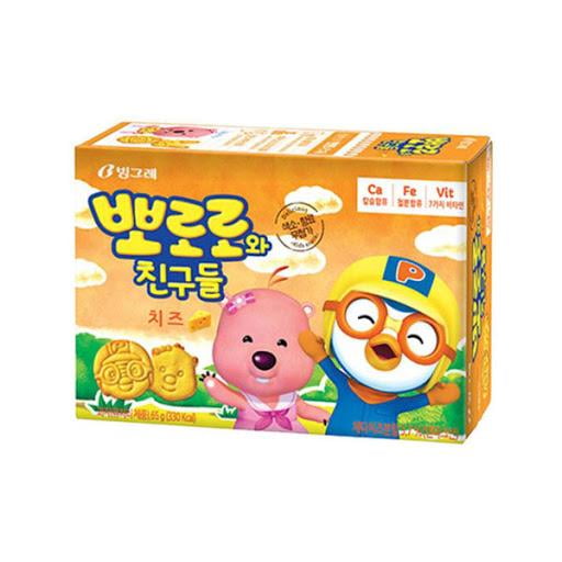 BINGGRAE Pororo Cheese Biscuits, 2.29 Ounces, (Pack of 1) - Walmart.com