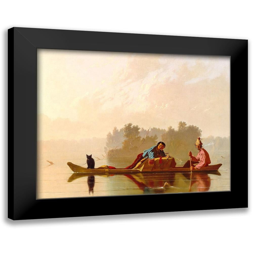 Bingham, George Caleb 14x12 Black Modern Framed Museum Art Print Titled ...