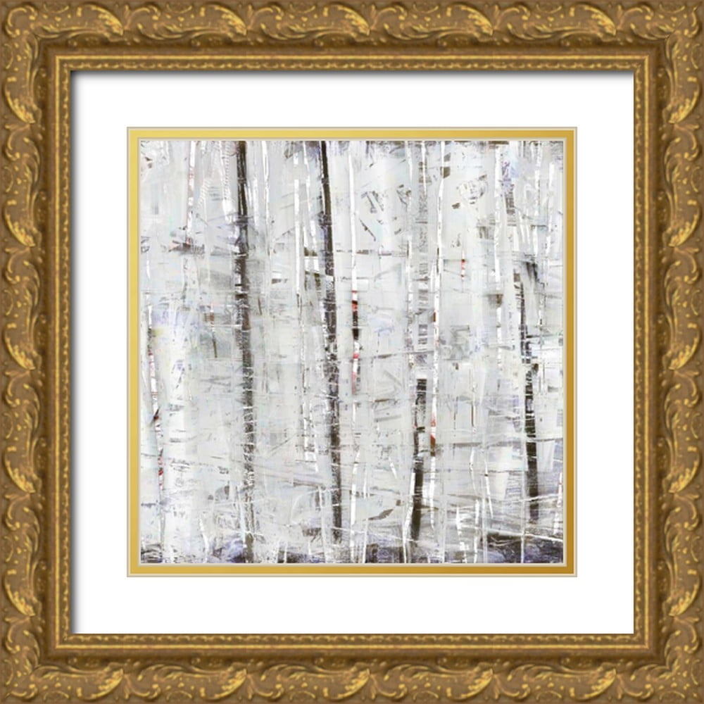 Bingham, John 15x15 Gold Ornate Wood Framed with Double Matting Museum ...