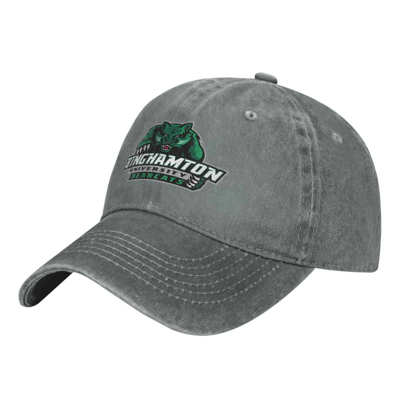 Binghamton University Logo Men Women Baseball Cap Classic Washed ...