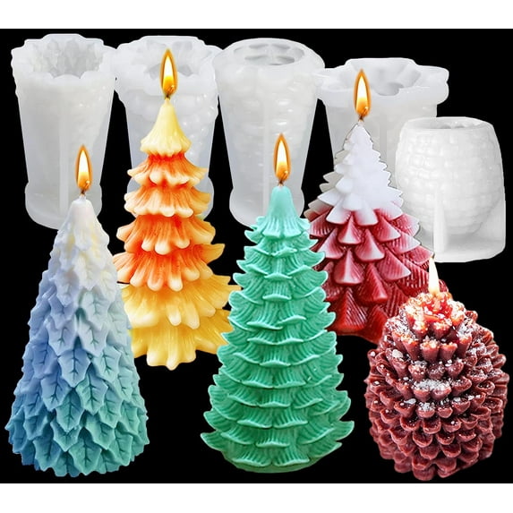 Binglerxi Silicone Christmas Tree Mold – Epoxy Resin Casting Kit for ...