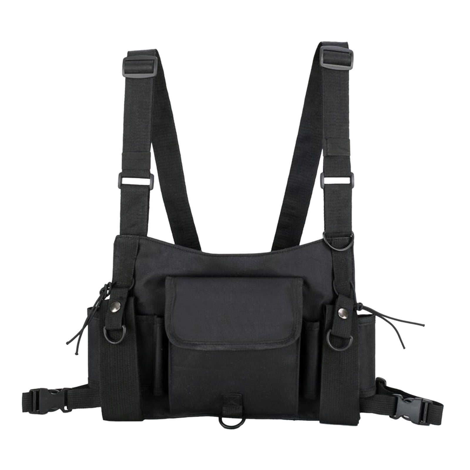 Binglerxi Two-Way Radio Front Pack Chest Rig - Hands-Free Talkie Vest ...