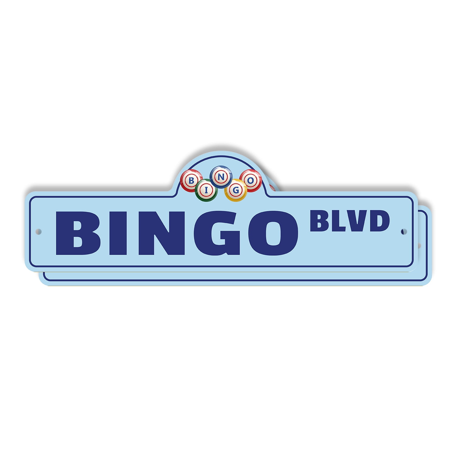 Bingo (2 Pack) Plastic Street Sign - 7 Inch X 20 Inch Gift Game Fun ...