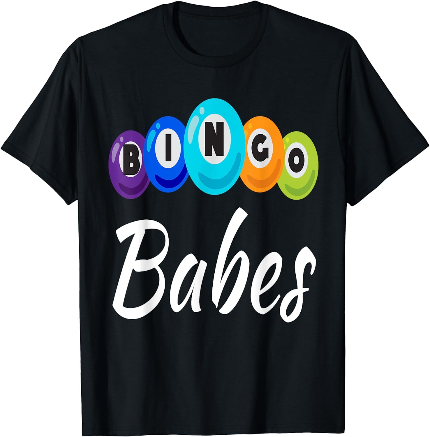 Bingo Babes Matching Friend Group Player Winner Champ Funny T-Shirt ...