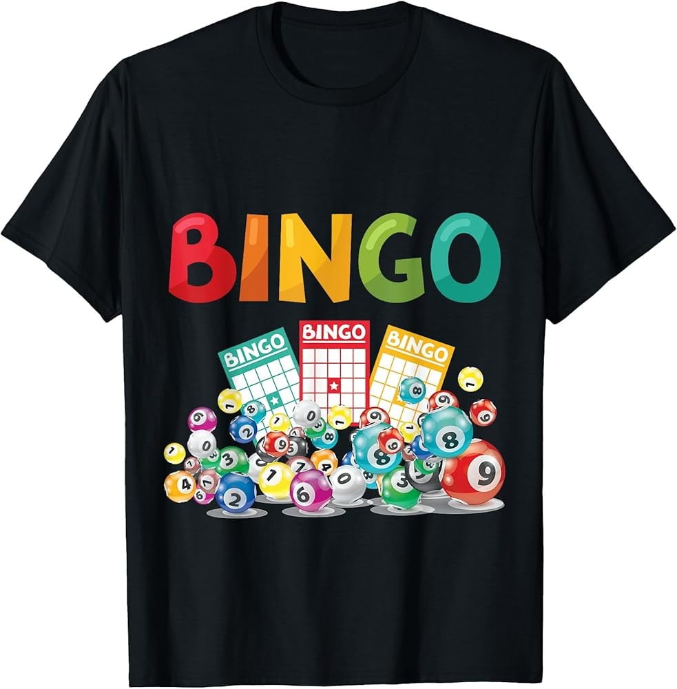 Bingo - Bingo Cards, Lucky Number Funny Fun T-Shirt - Walmart.com