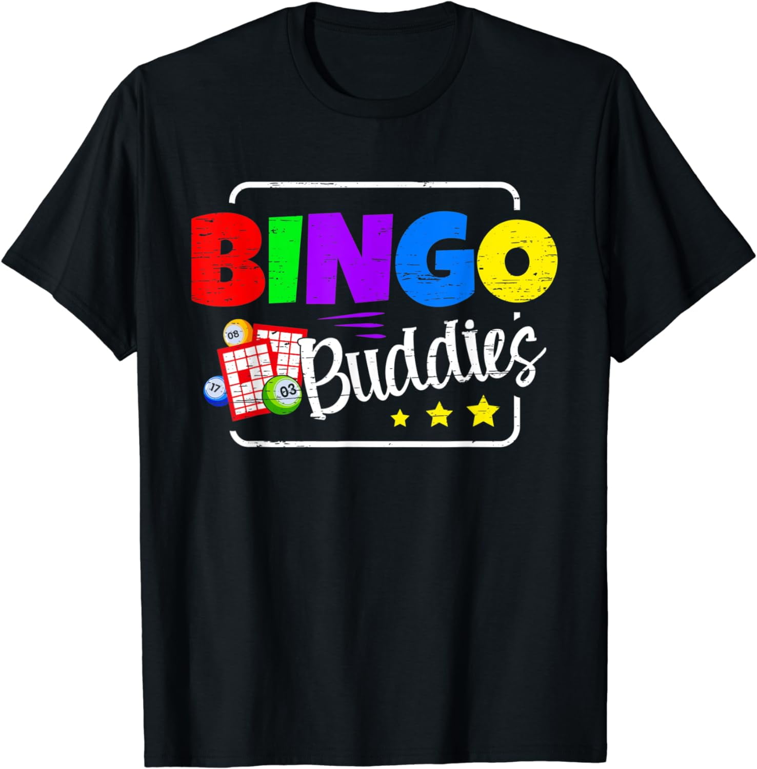 Bingo Buddies Winner Bingo Player Bingo Girl Gambler T-Shirt - Walmart.com
