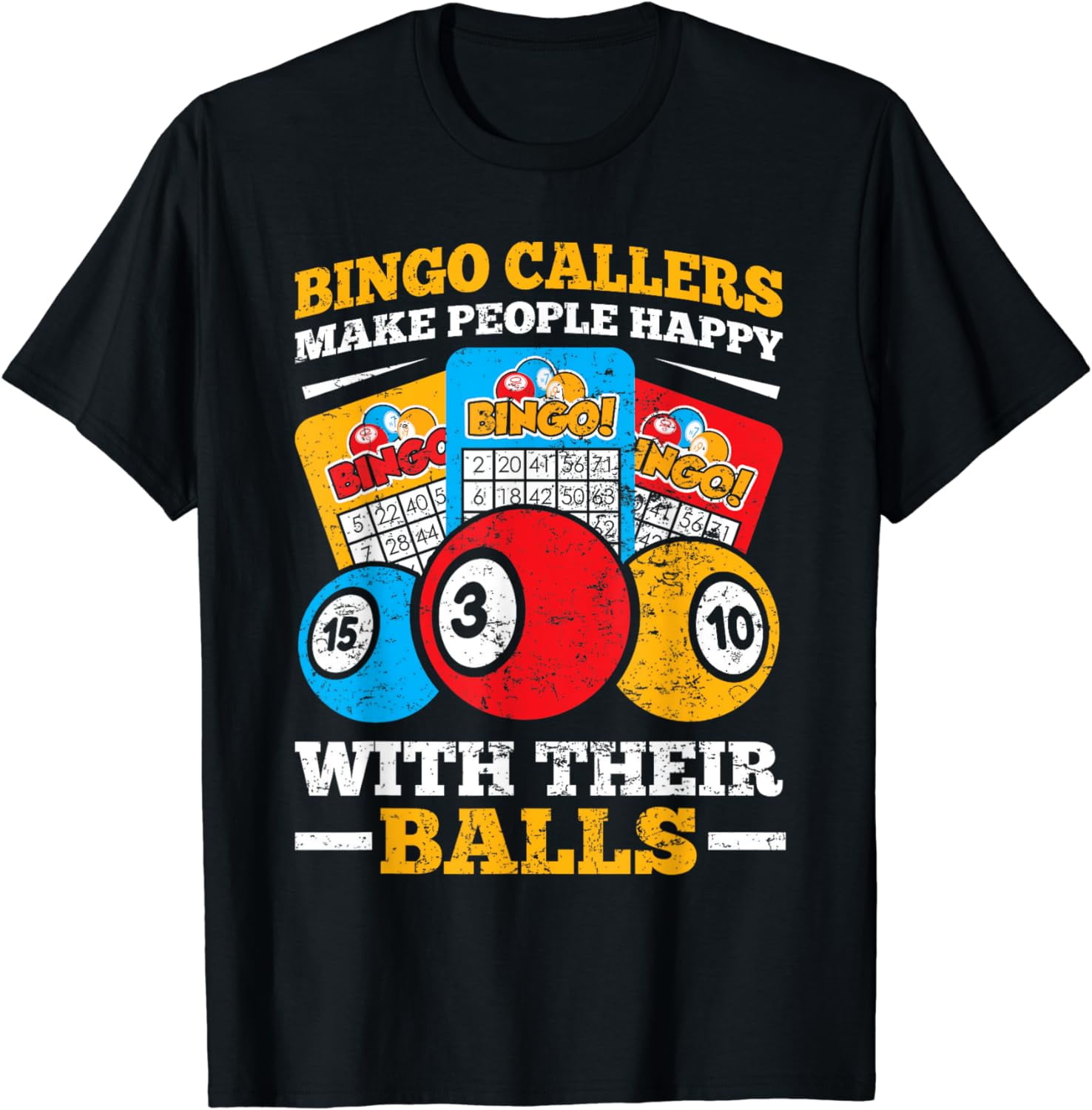 Bingo Caller Design T-Shirt - Walmart.com